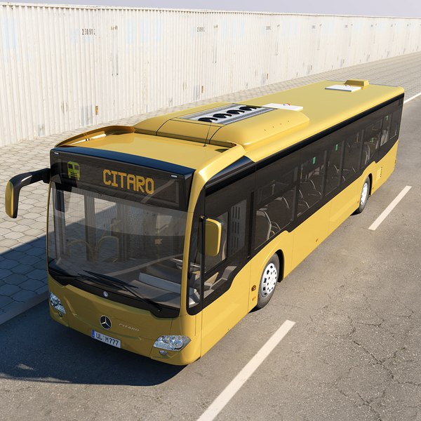 3d model realistic mercedes-benz citaro 2011
