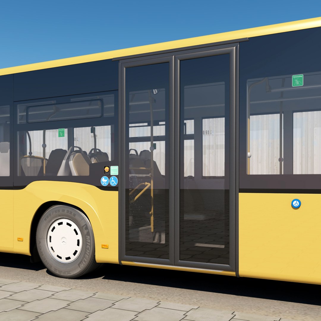 3d Model Realistic Mercedes-benz Citaro 2011