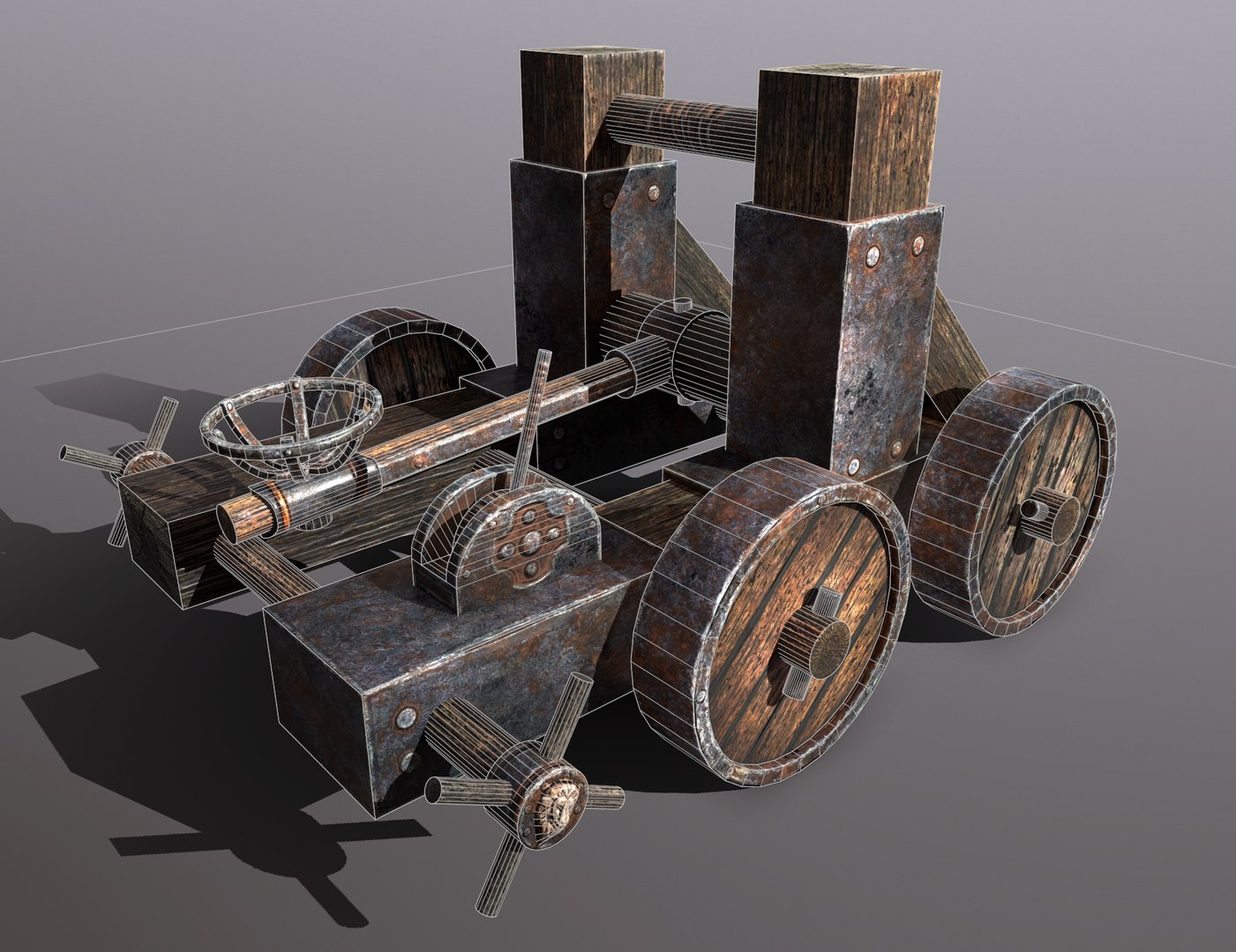 Catapult Vehicle Weapons 3D Model - TurboSquid 1346504