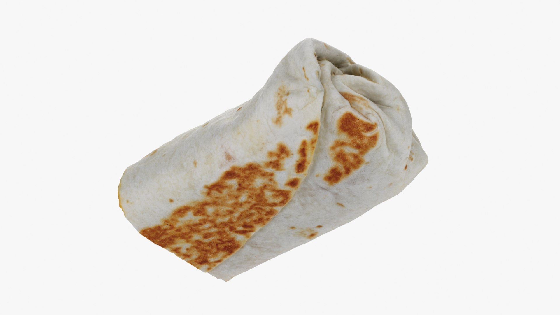 3D Model Burrito Half 02 - TurboSquid 2287400