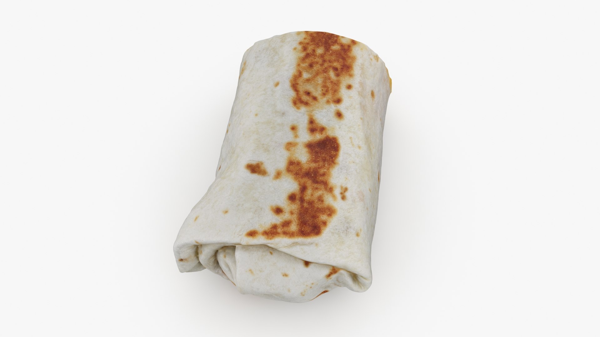 3D Model Burrito Half 02 - TurboSquid 2287400