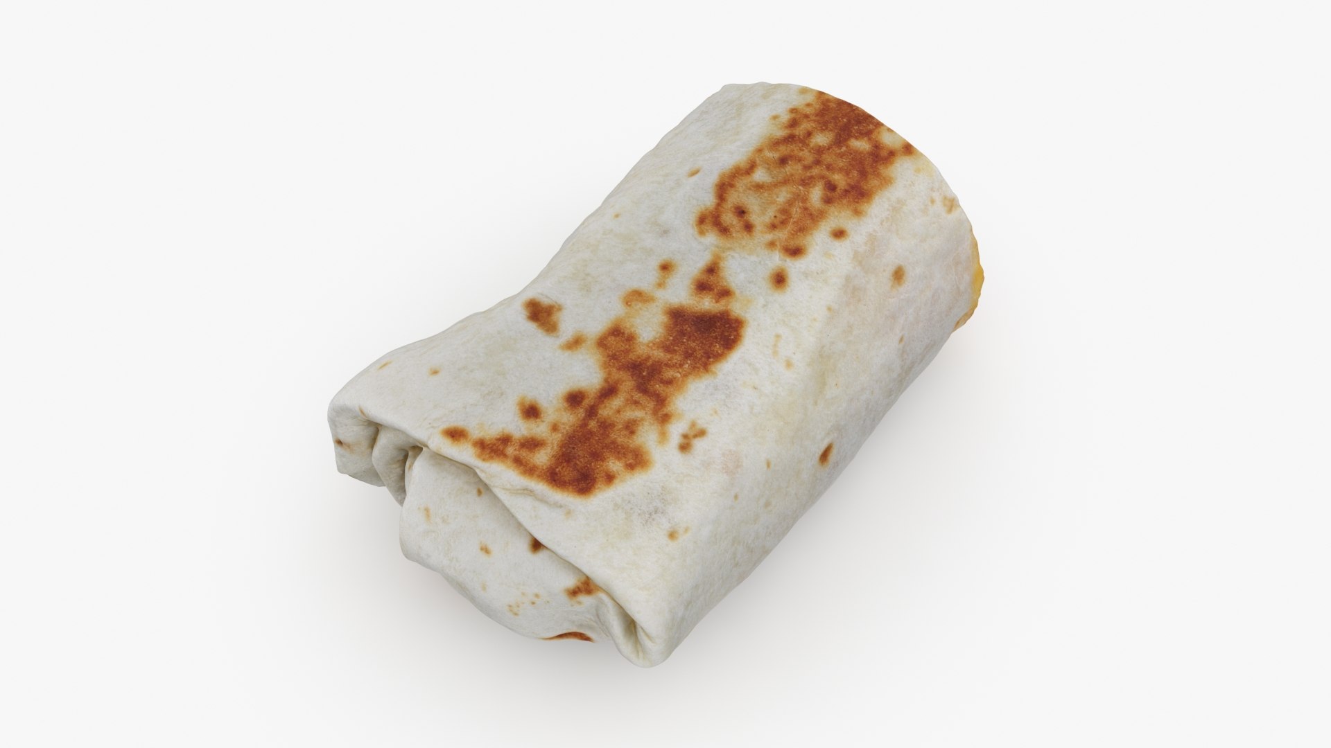 3D Model Burrito Half 02 - TurboSquid 2287400
