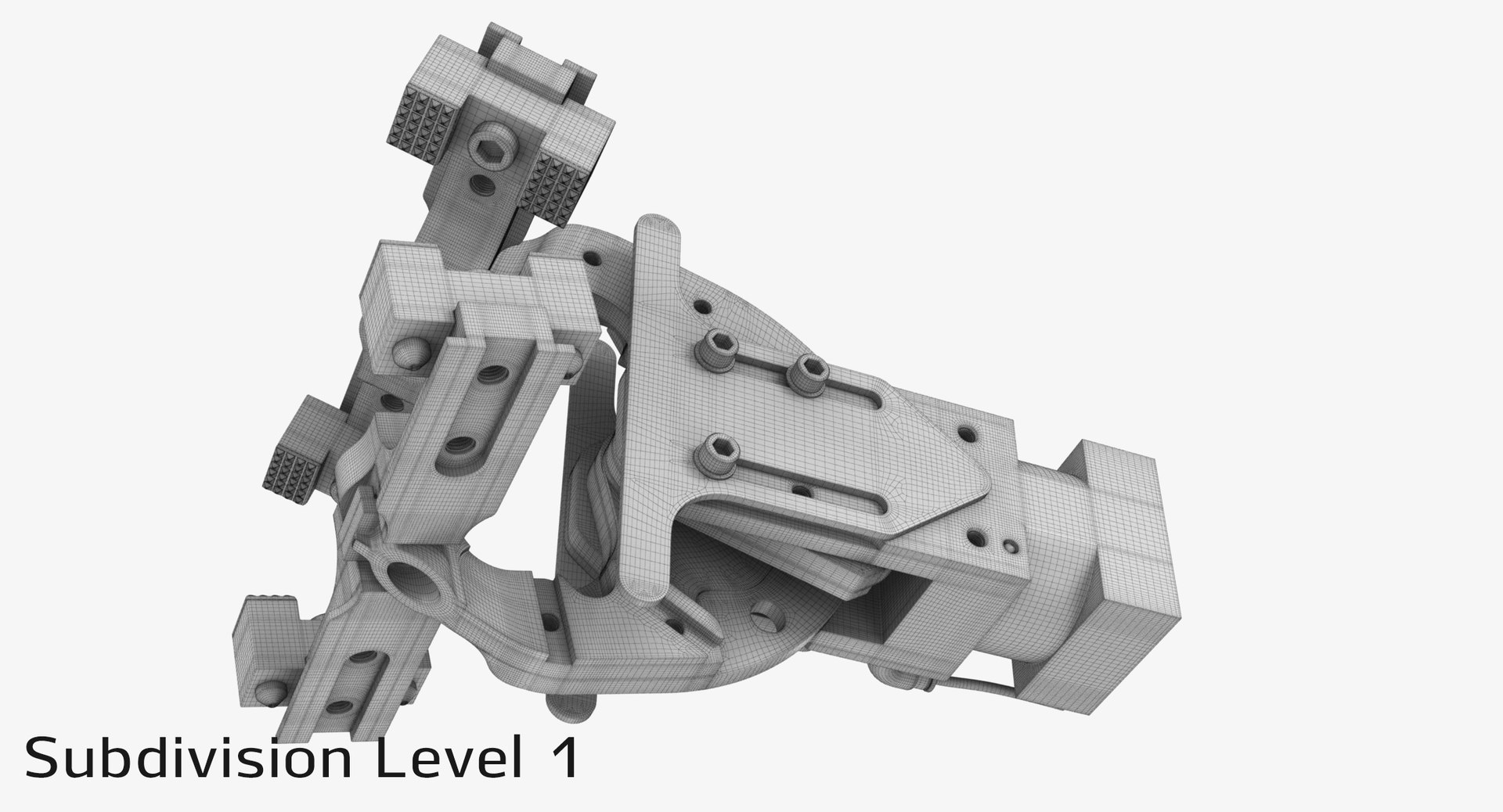 3D Wide Heavy Robotic Gripper Model - TurboSquid 2287132