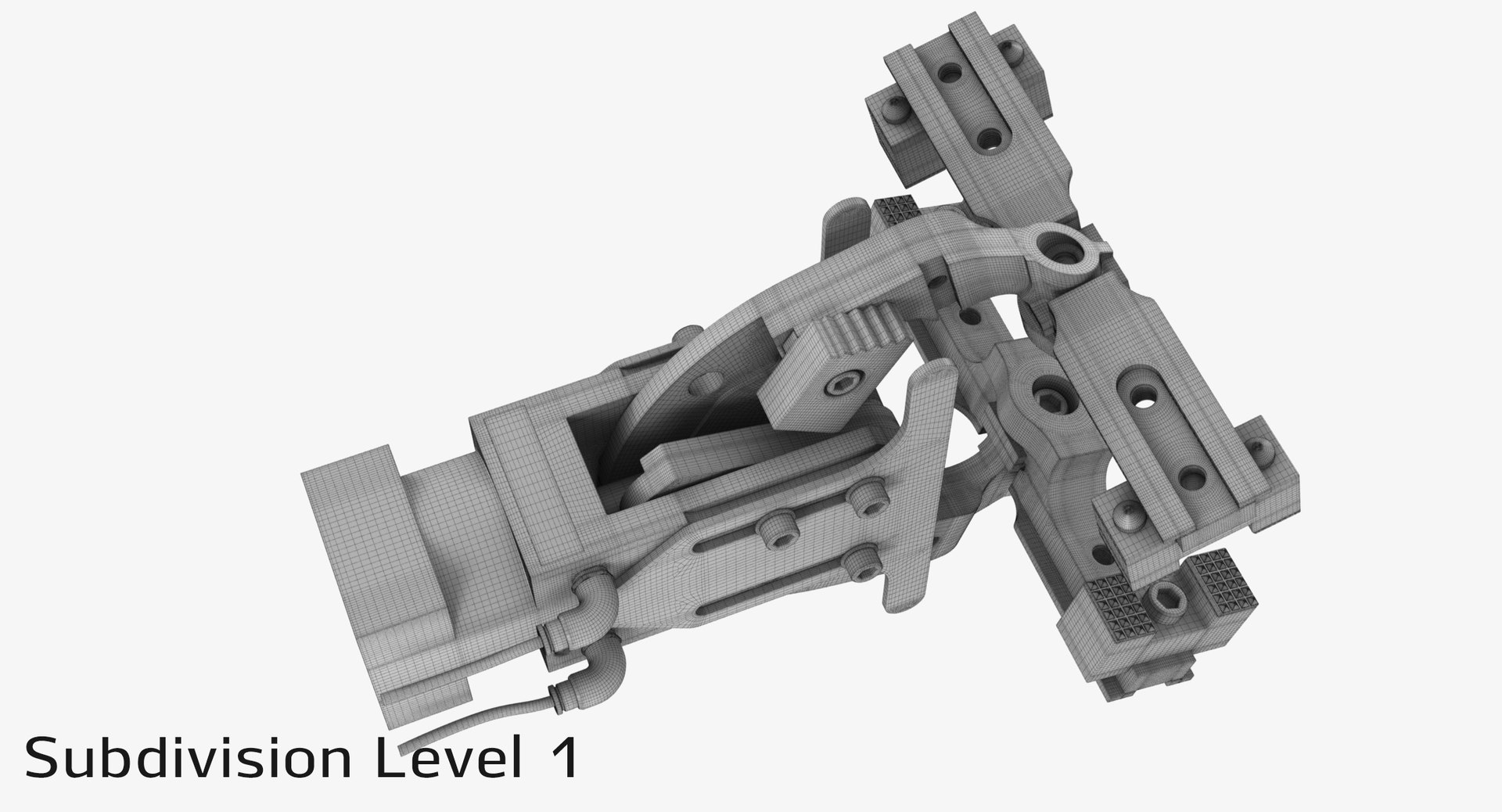3D Wide Heavy Robotic Gripper Model - TurboSquid 2287132