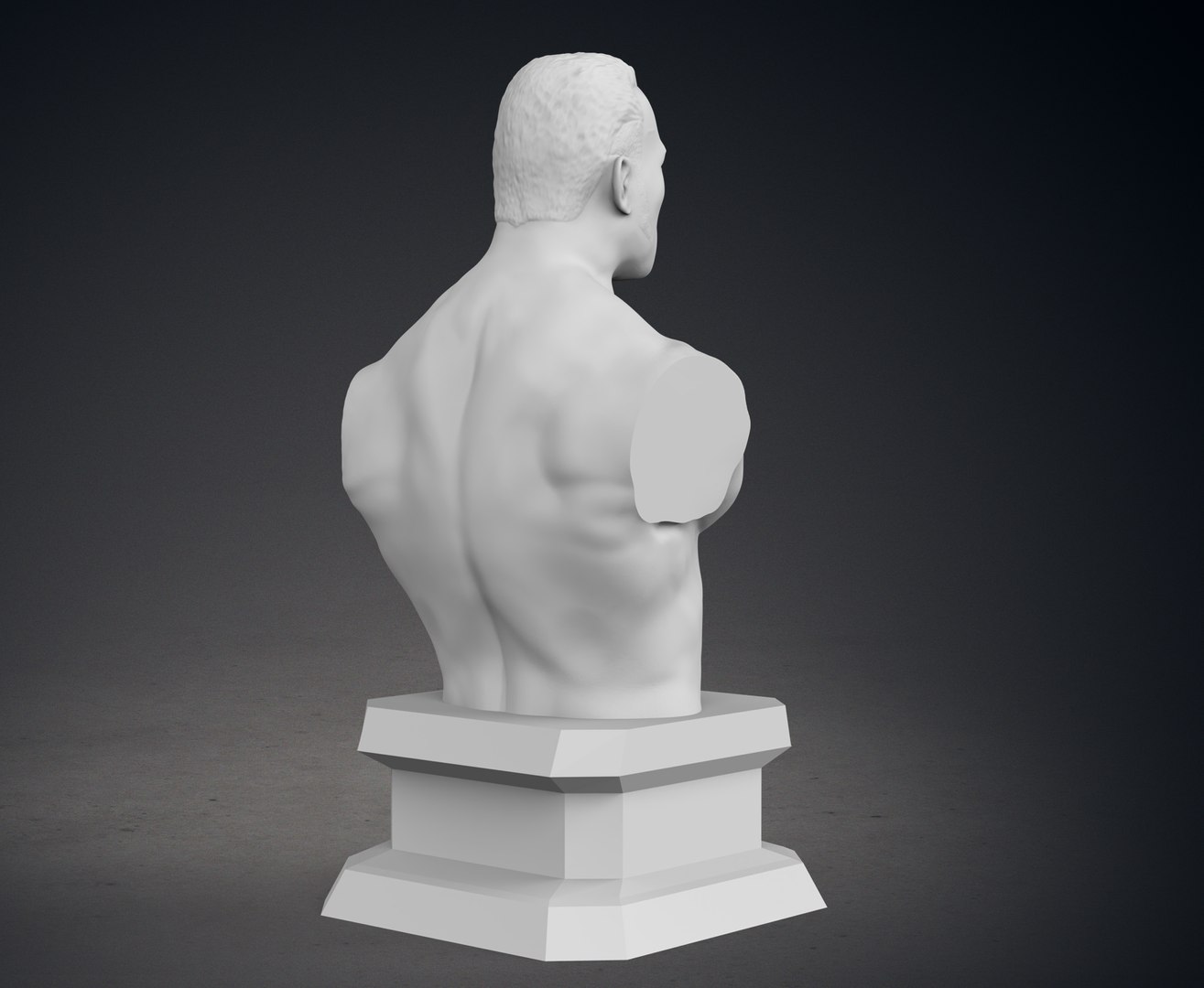 The Rock Bust - Classic Version 3D Model - TurboSquid 2226875