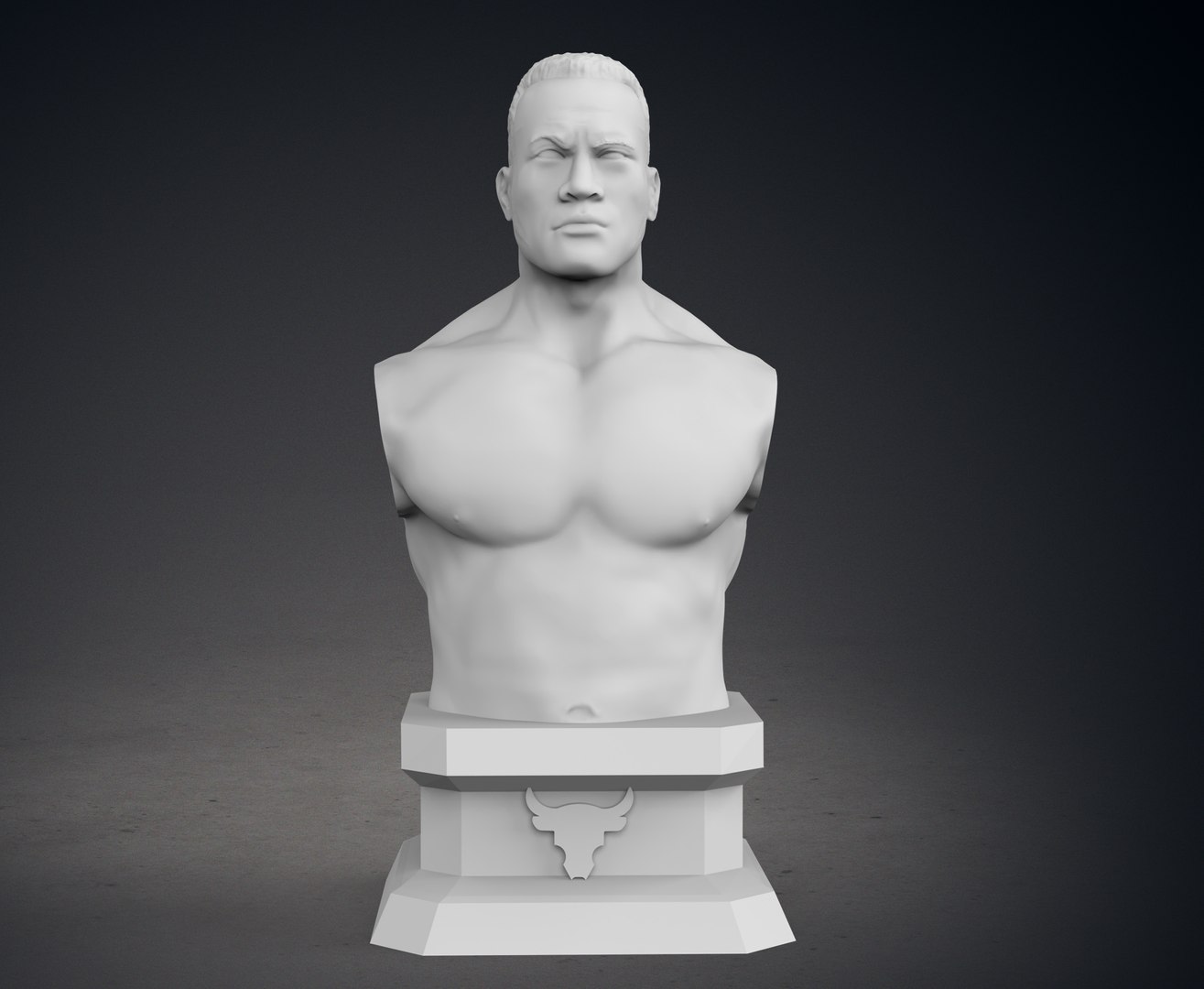 The Rock Bust - Classic Version 3D Model - TurboSquid 2226875