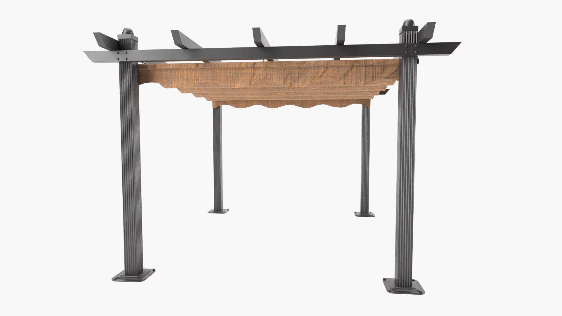 3D Pergola Model - TurboSquid 2018163