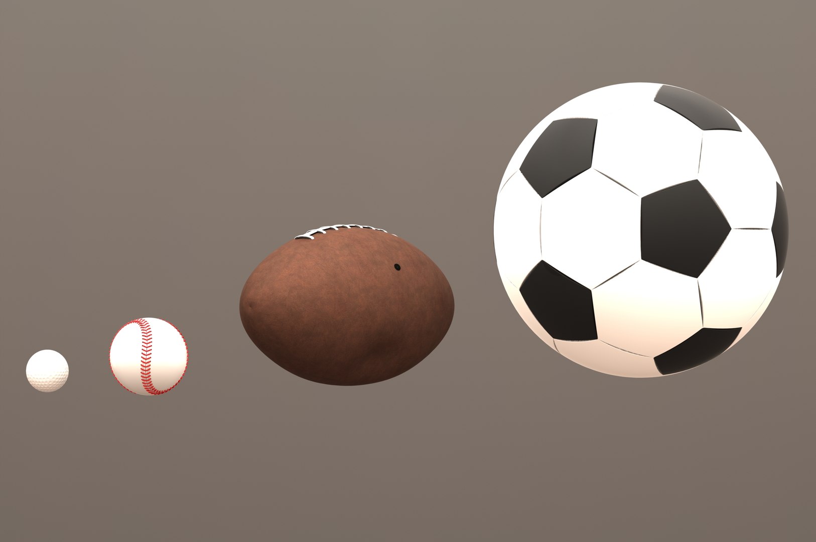 3D Sport Balls Equipment - TurboSquid 2160336