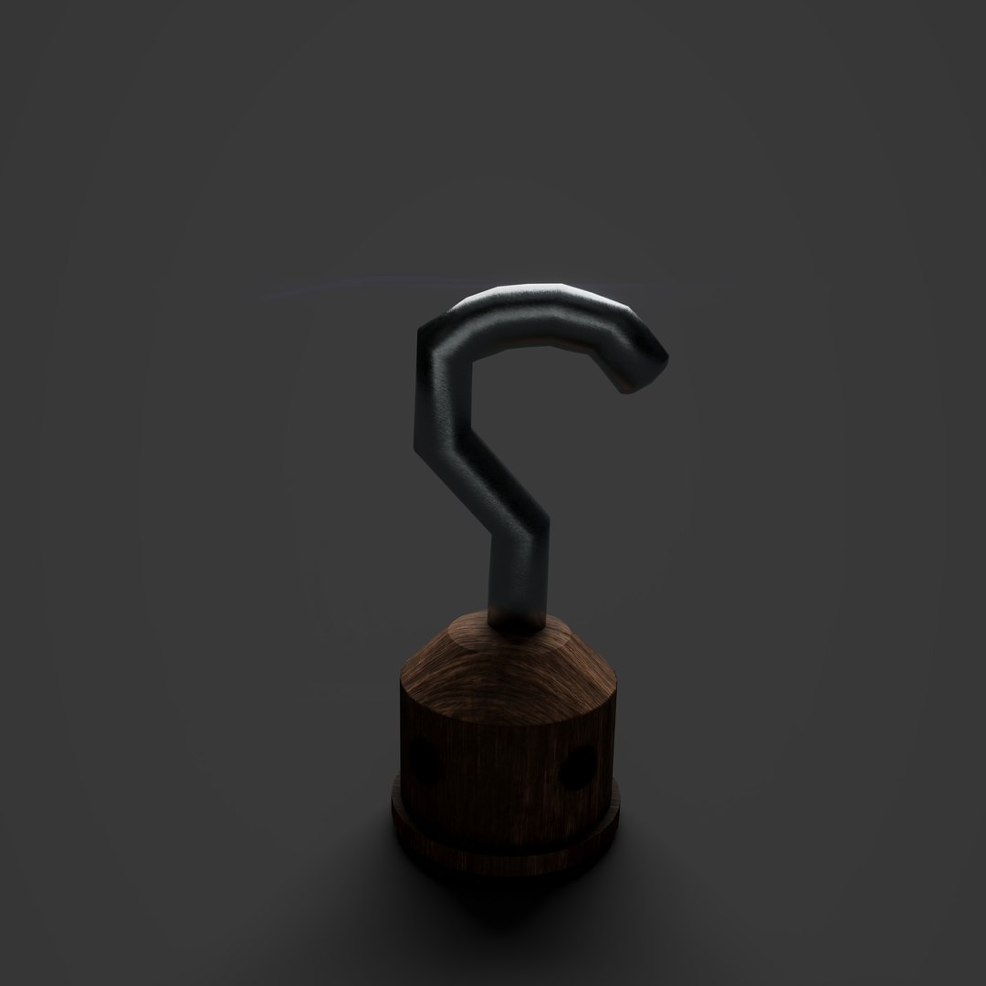 3D Pirate Hook Model - TurboSquid 2226830