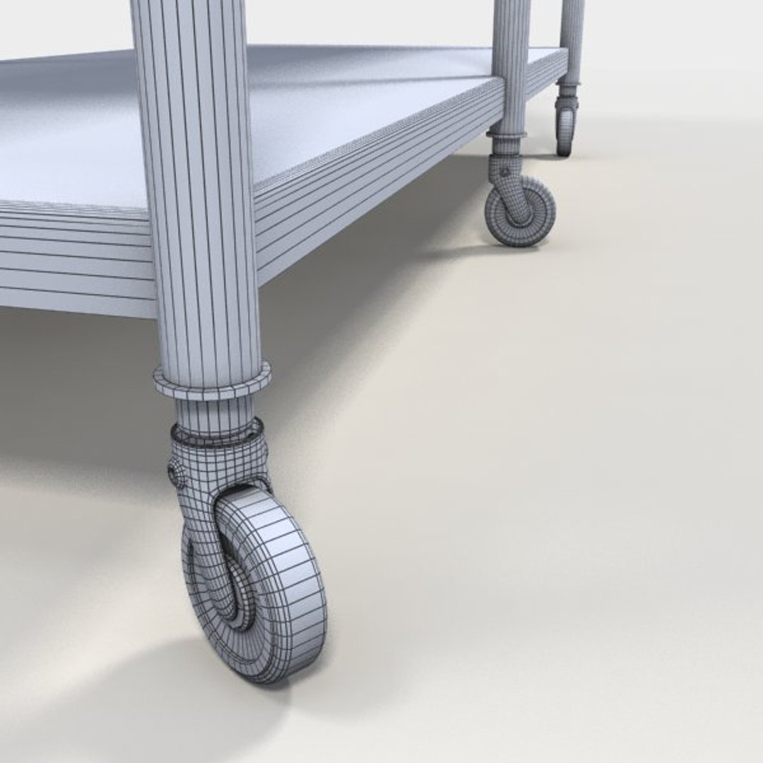 3d Model Commercial Food Prep Table