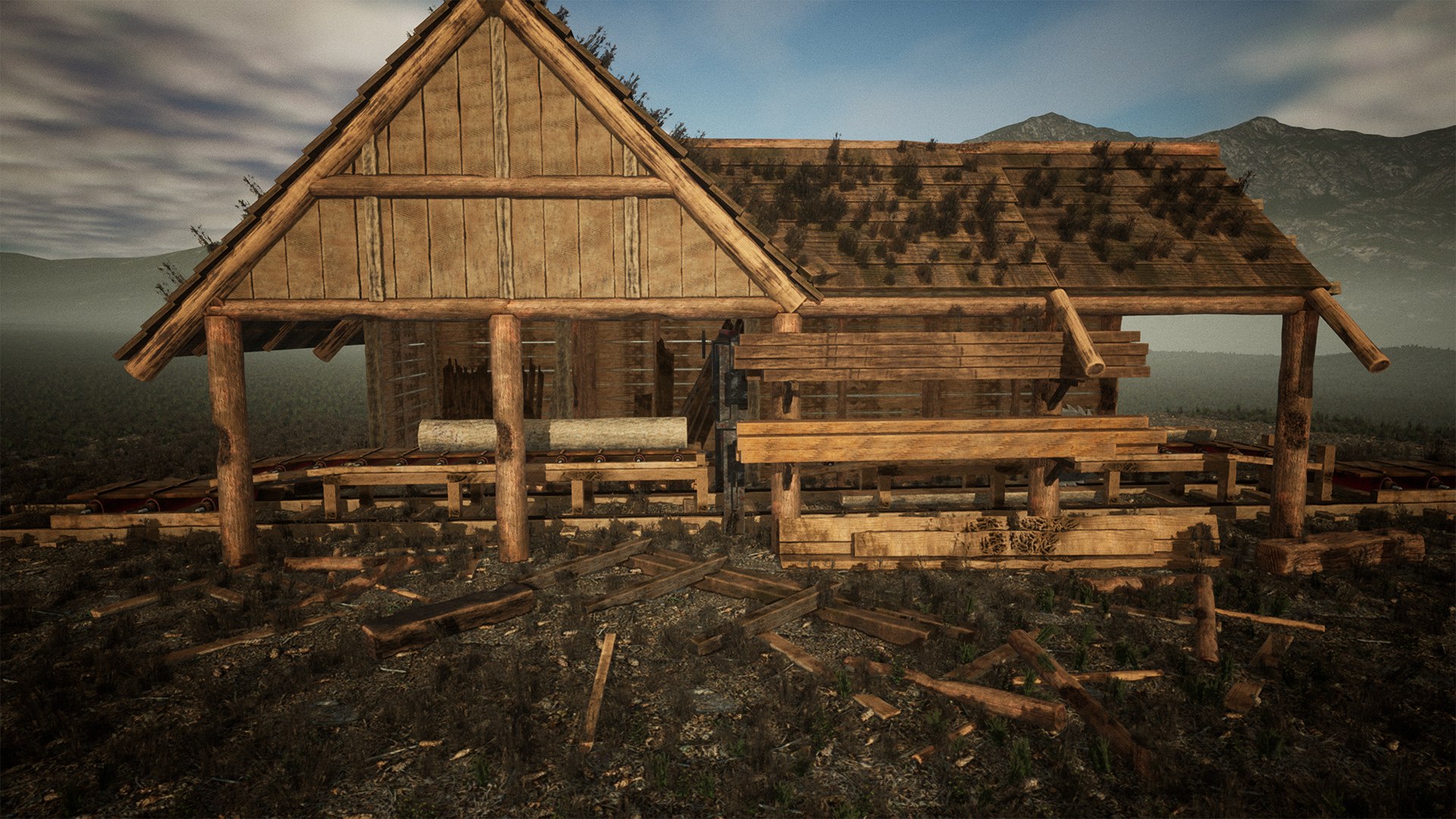 Lumber Mill 37 Assets 3D Model - TurboSquid 2112015