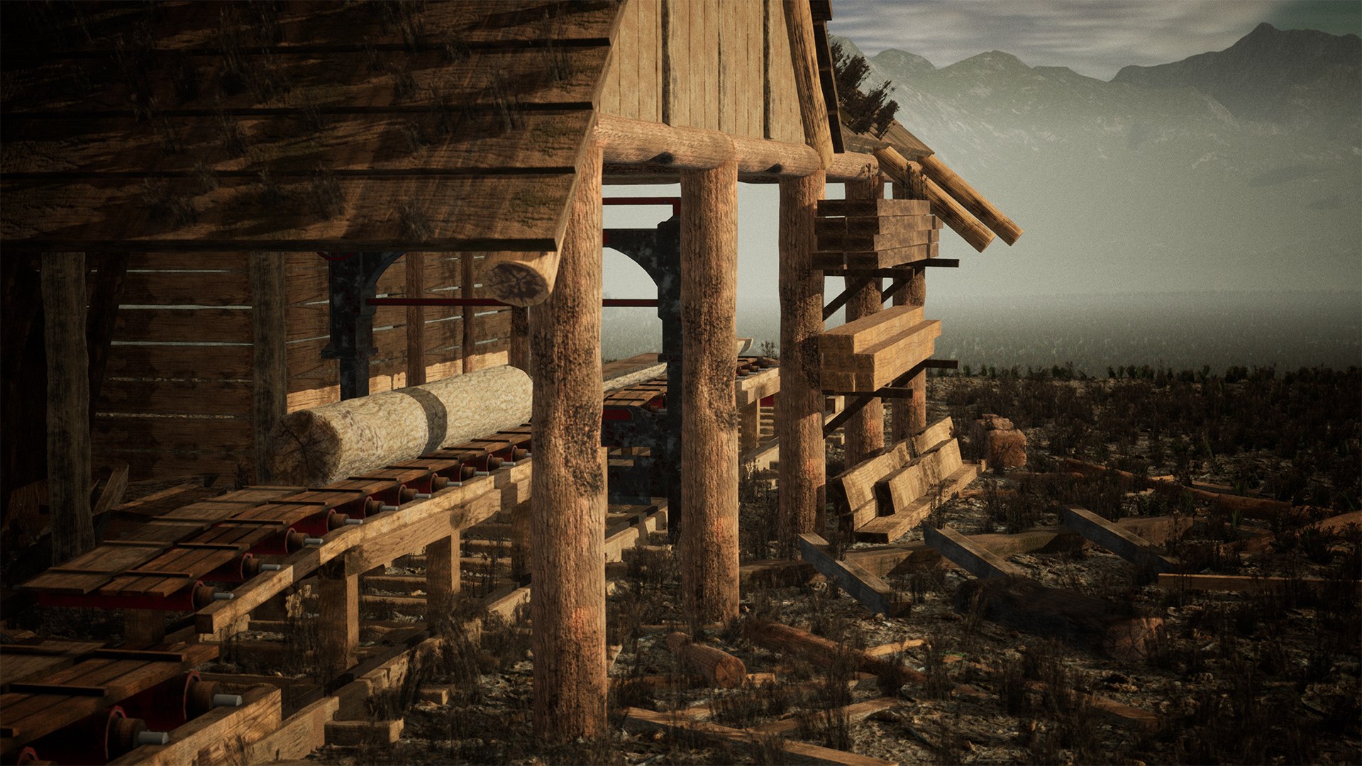 Lumber Mill 37 Assets 3D Model - TurboSquid 2112015