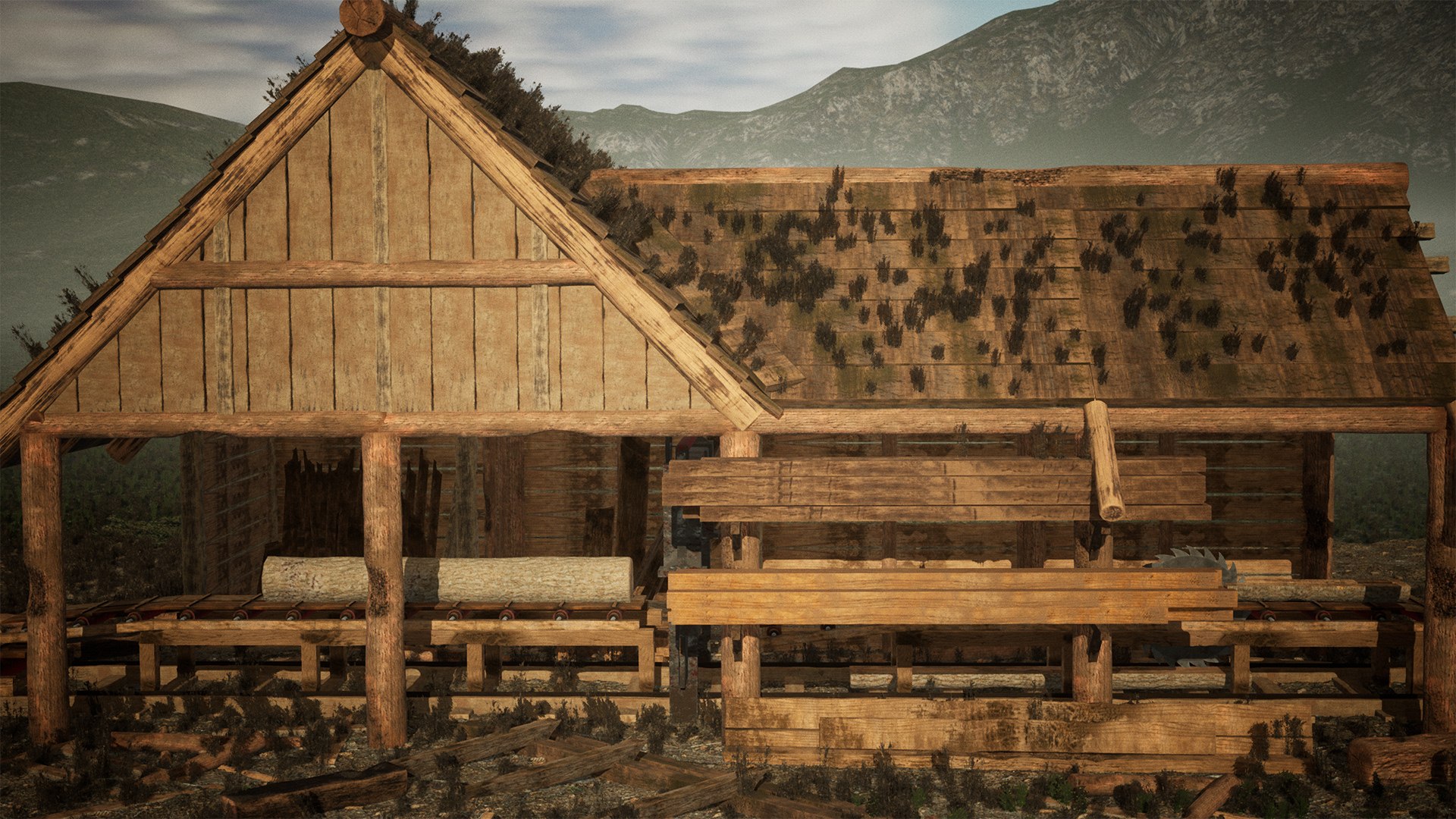 Lumber Mill 37 Assets 3D Model - TurboSquid 2112015