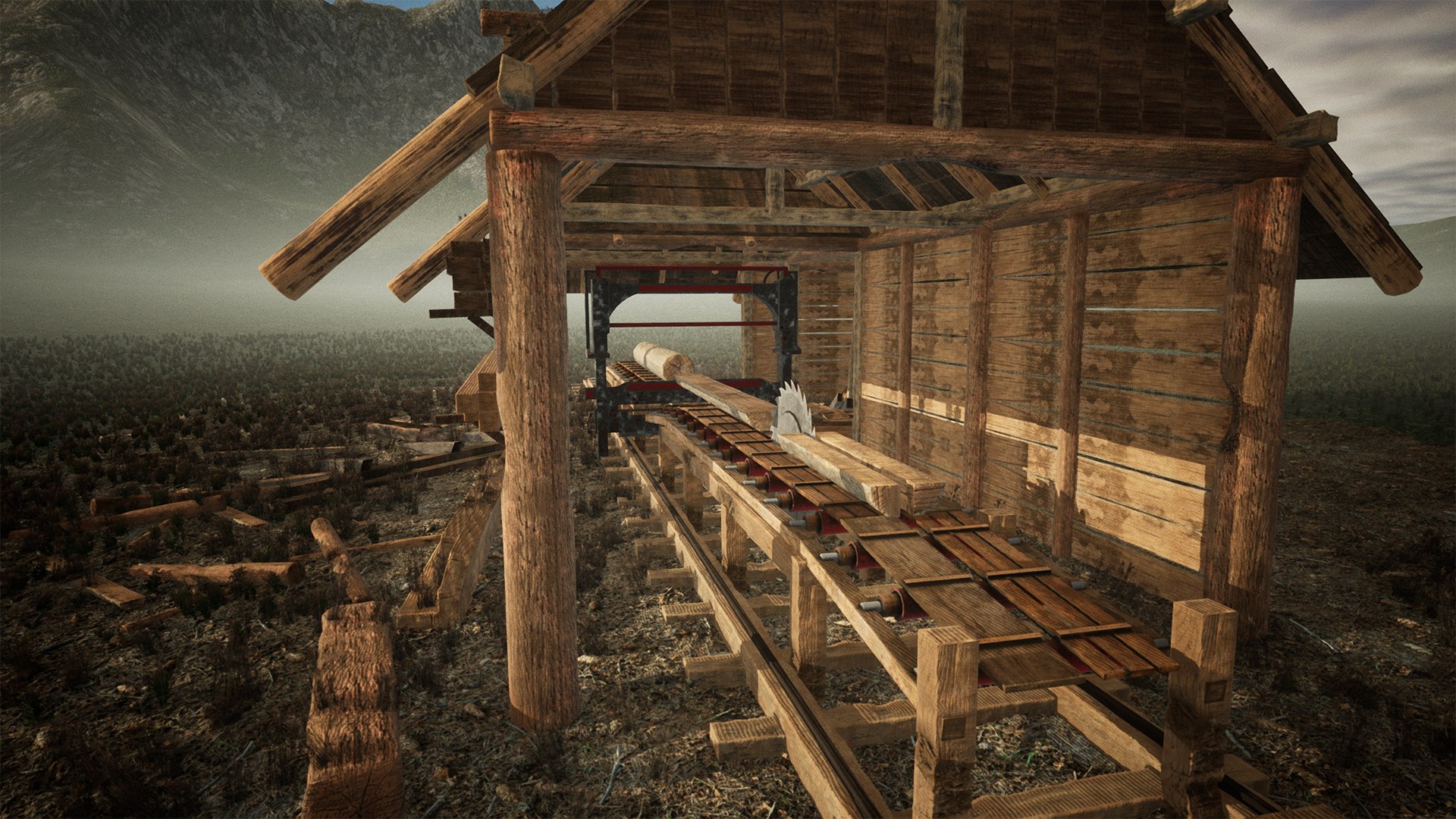 Lumber Mill 37 Assets 3D Model - TurboSquid 2112015