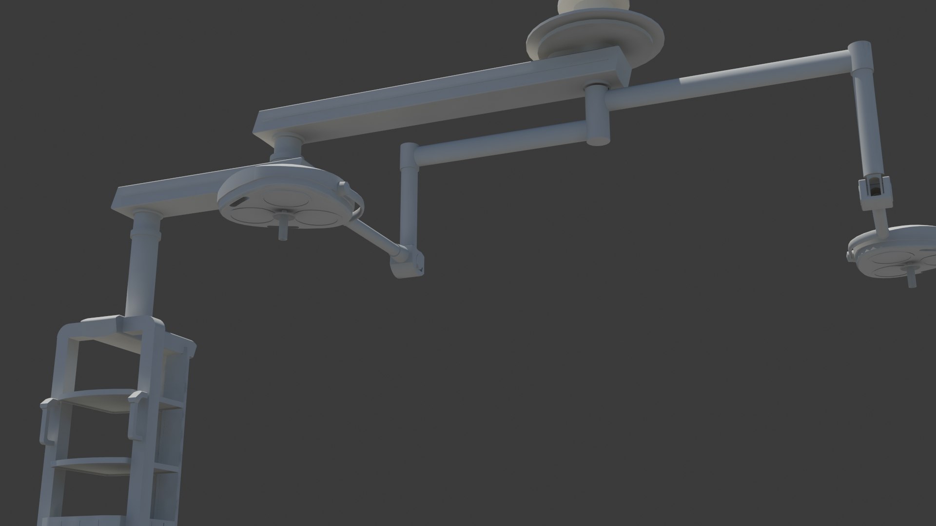 3d Model Surgery Room Boom Arms