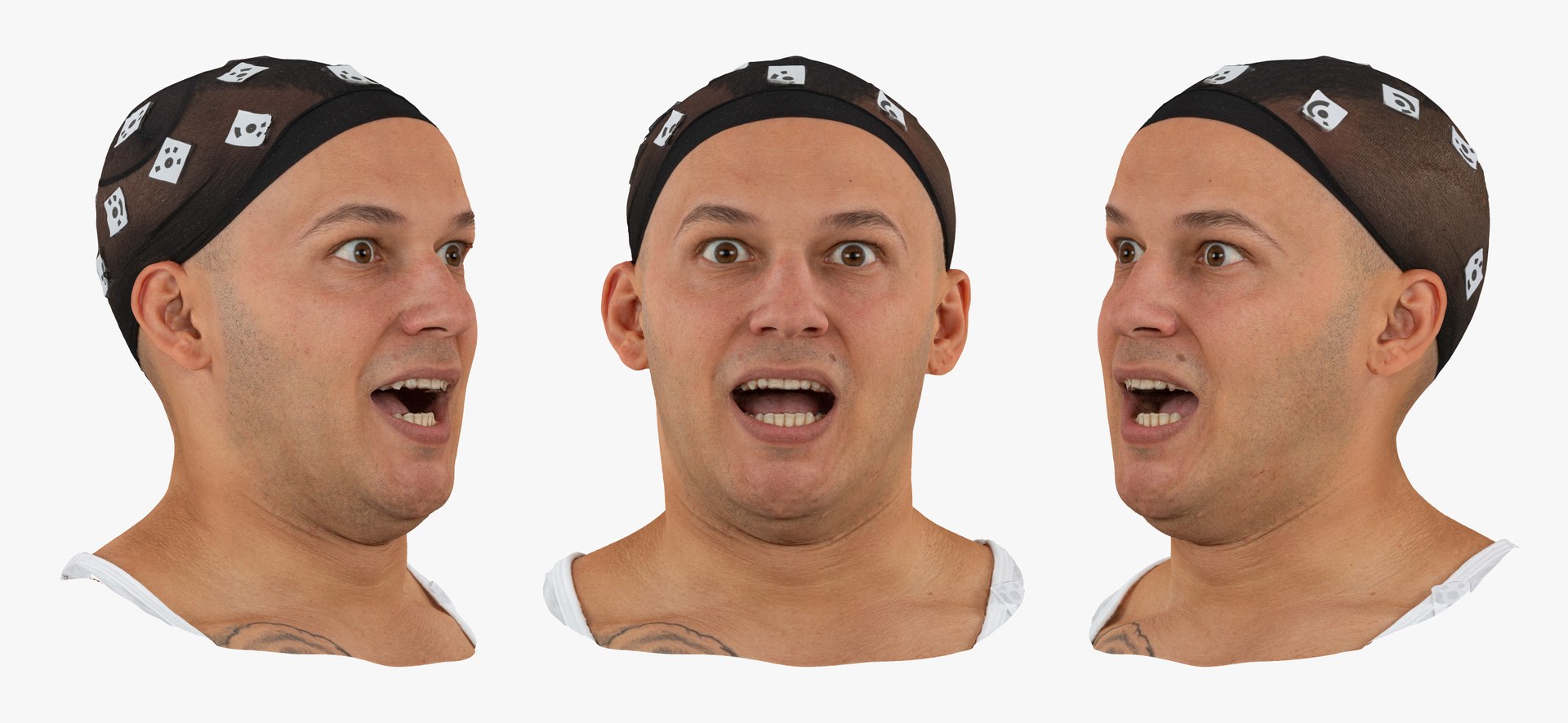 Marcus human head pose 3D model - TurboSquid 1612063