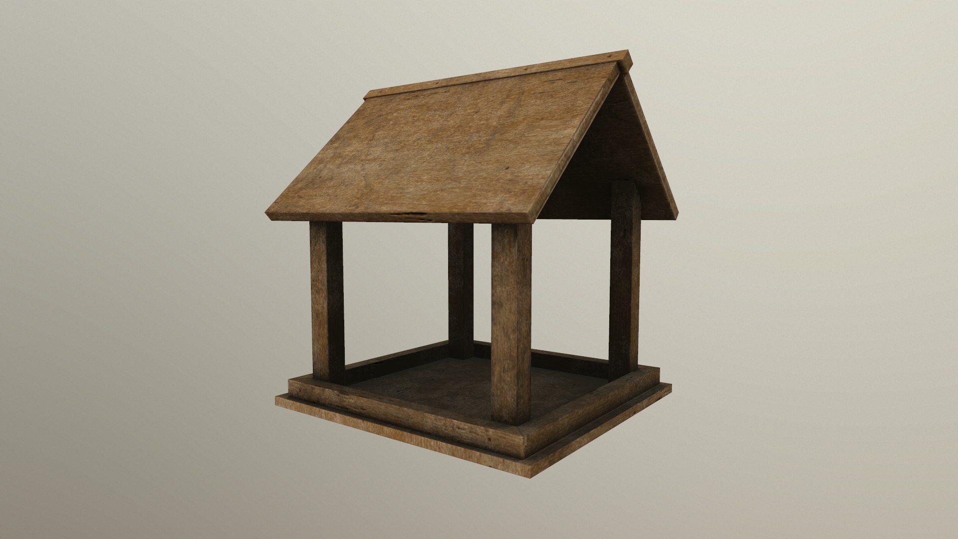 3D Model Bird Feeder - TurboSquid 1879335