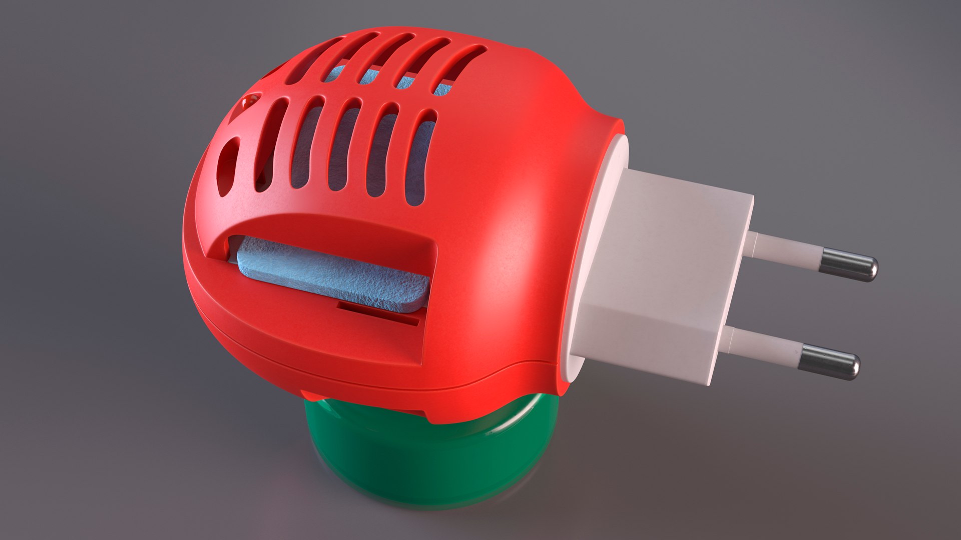 Indoor Mosquito Fumigator Heater Red 3D Model - TurboSquid 2182964
