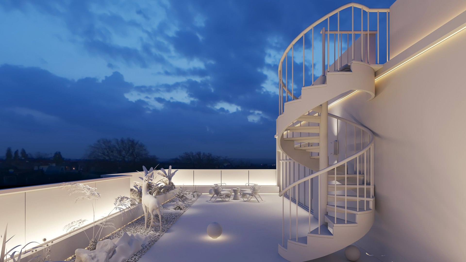 Modern Terrace 3D Model - TurboSquid 2244935