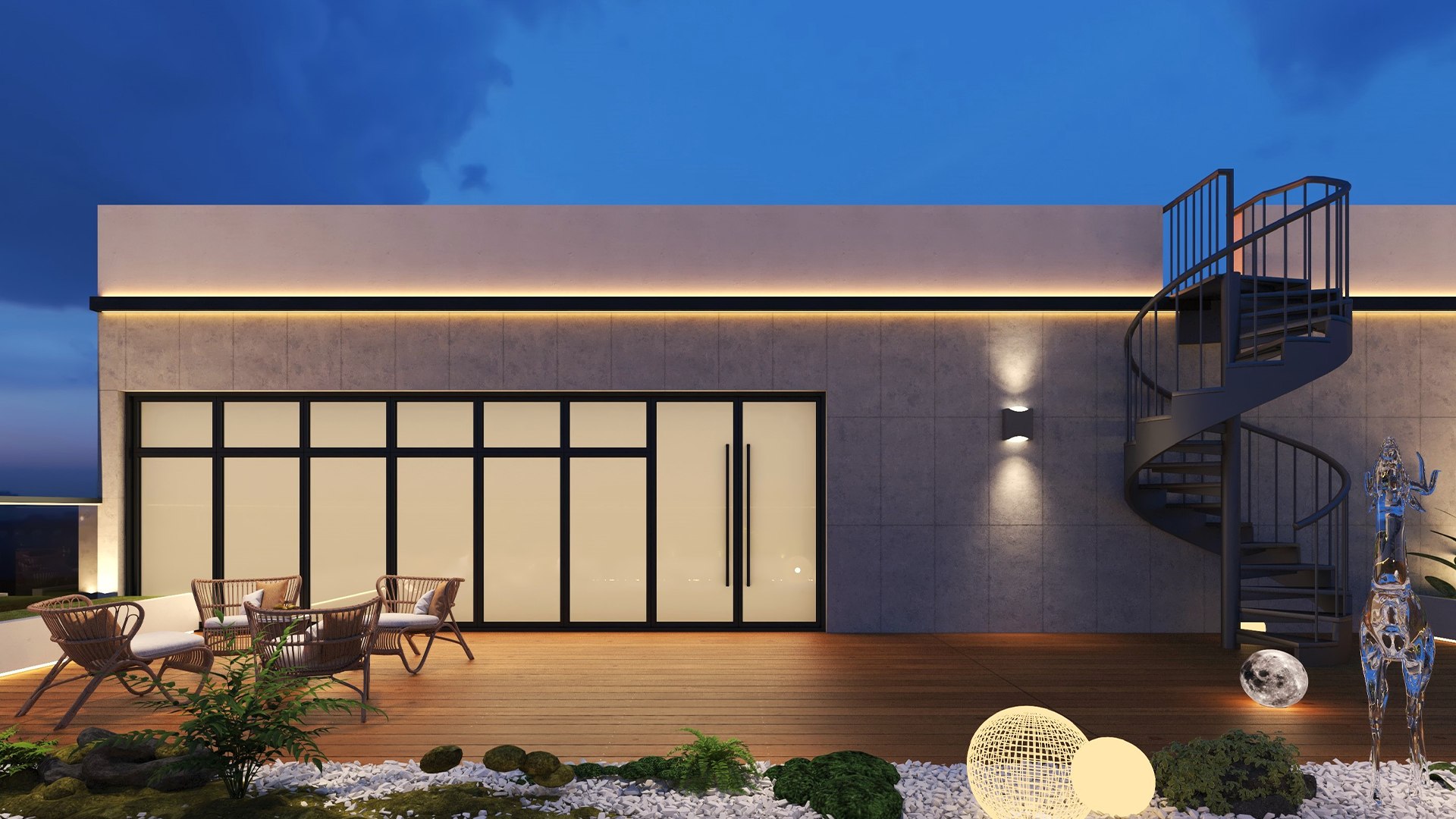 Modern Terrace 3D Model - TurboSquid 2244935