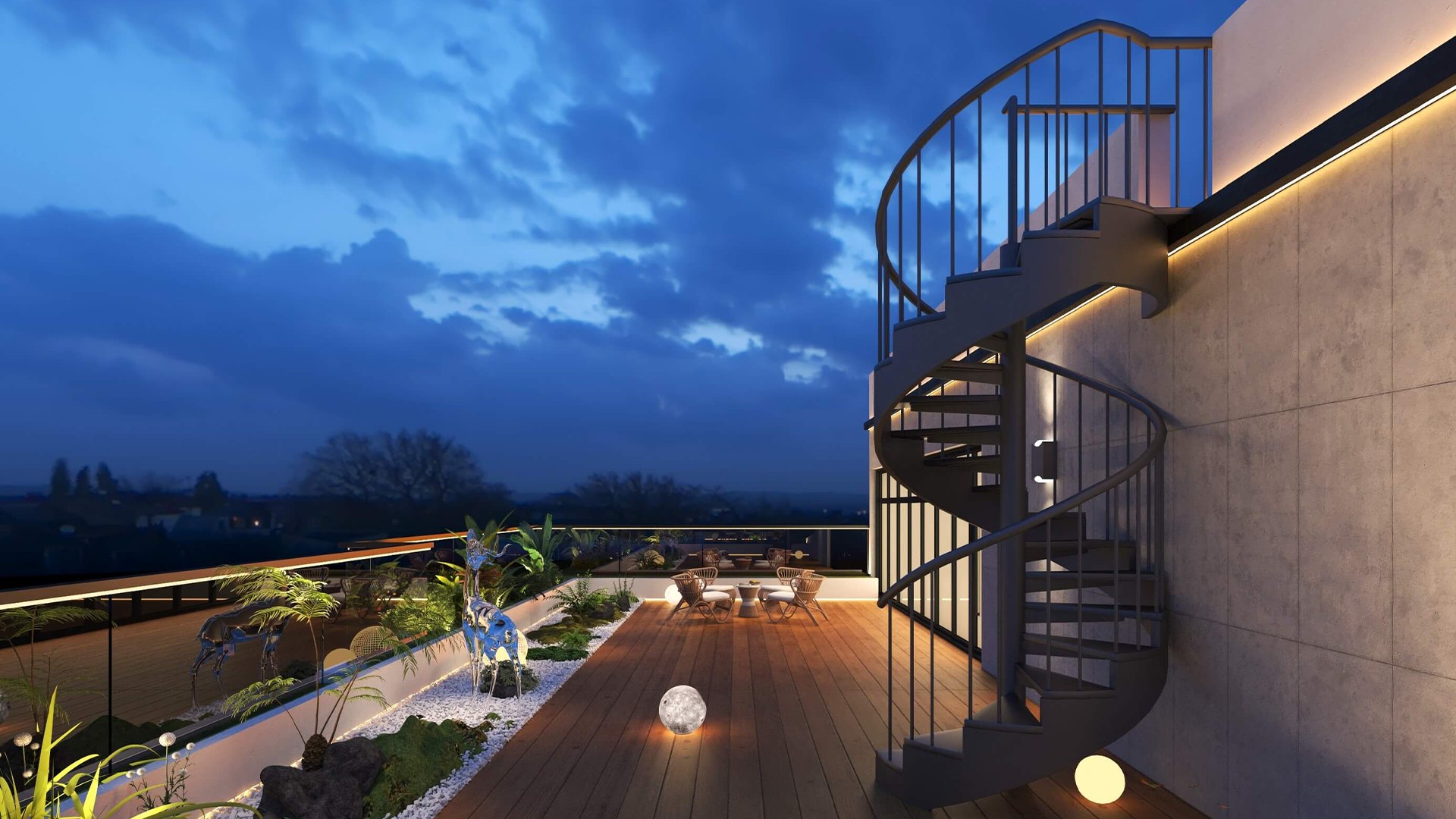 Modern Terrace 3D Model - TurboSquid 2244935