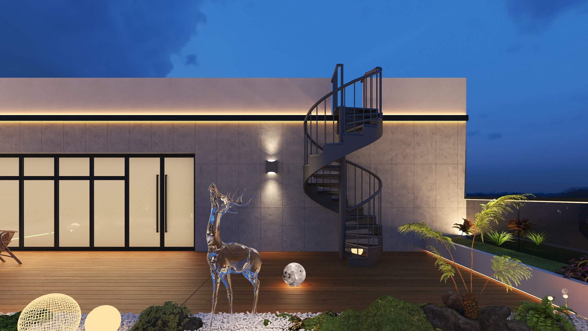 Modern Terrace 3D Model - TurboSquid 2244935