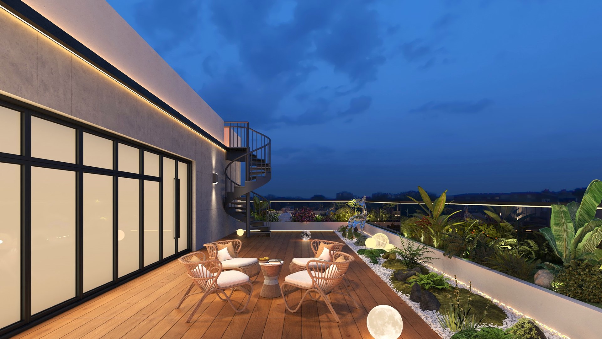 Modern Terrace 3D Model - TurboSquid 2244935