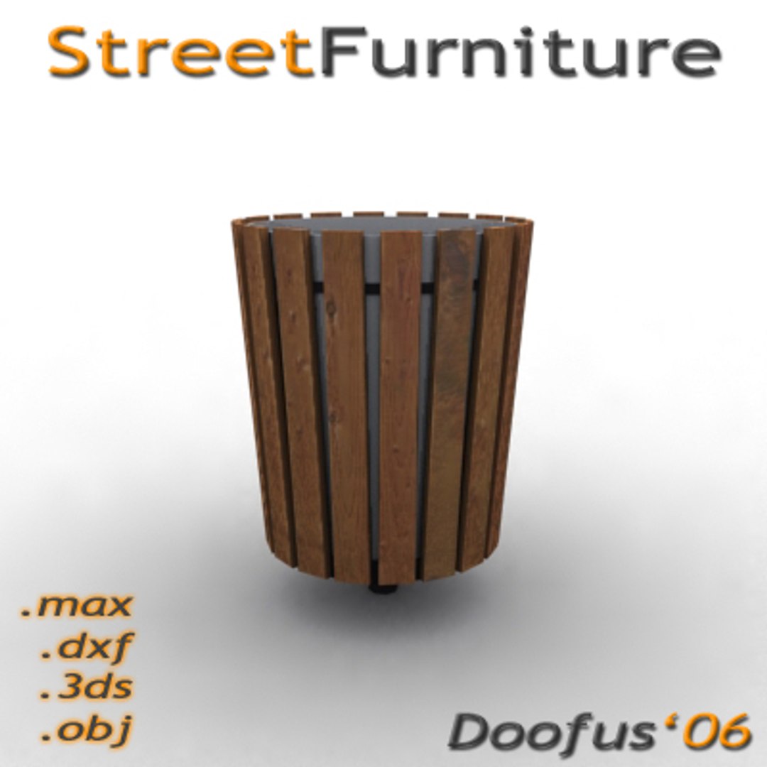Street Furniture - 3d Model