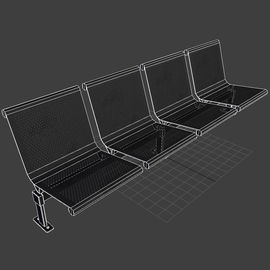 3d Waiting Room Chair