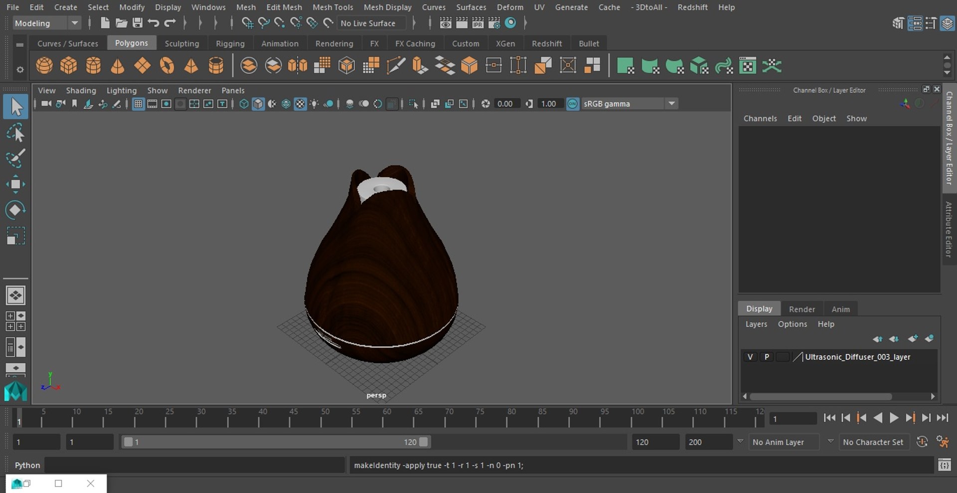 3D Ultrasonic Diffuser model - TurboSquid 2006685