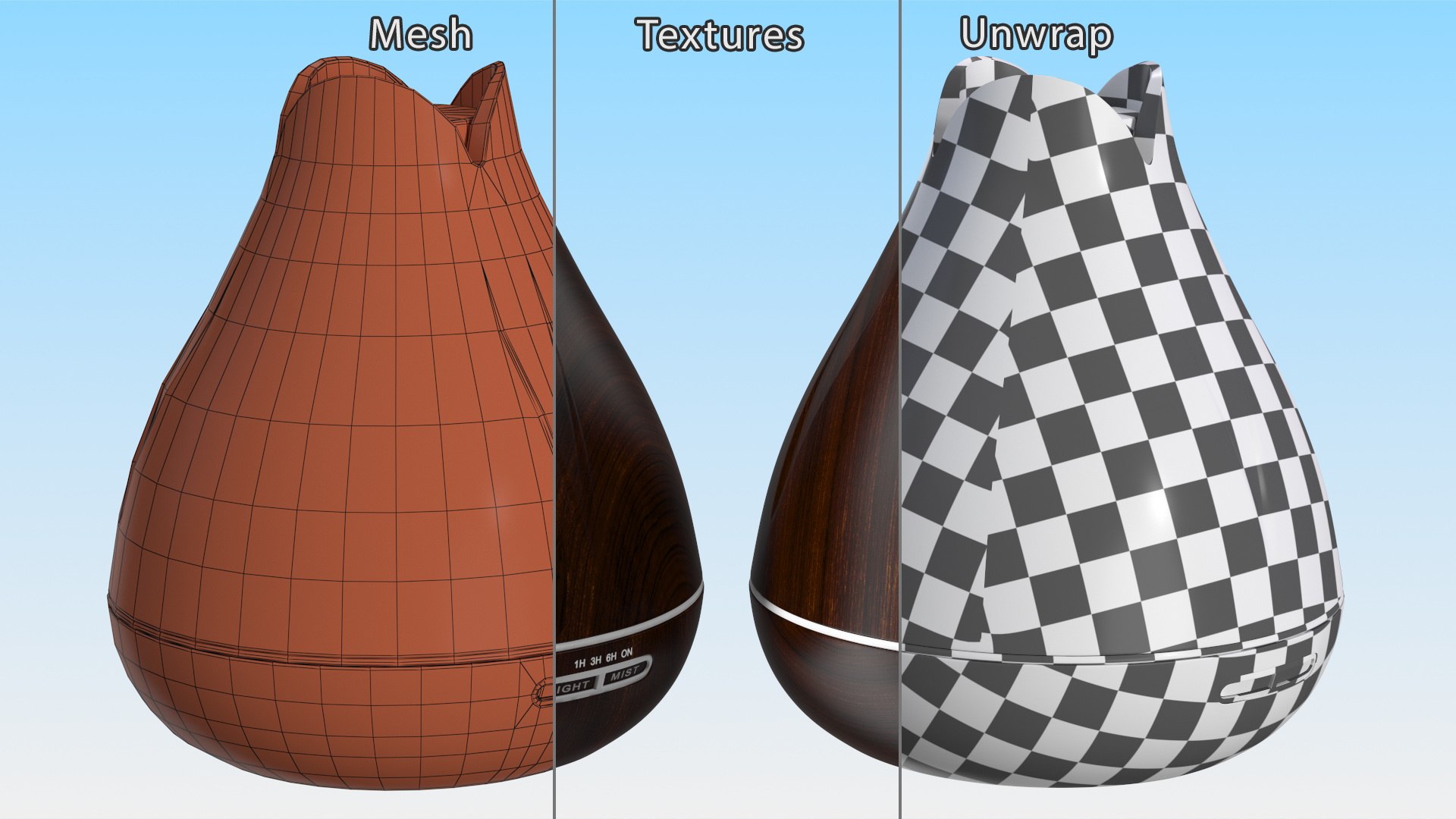 3D Ultrasonic Diffuser Model - TurboSquid 2006685