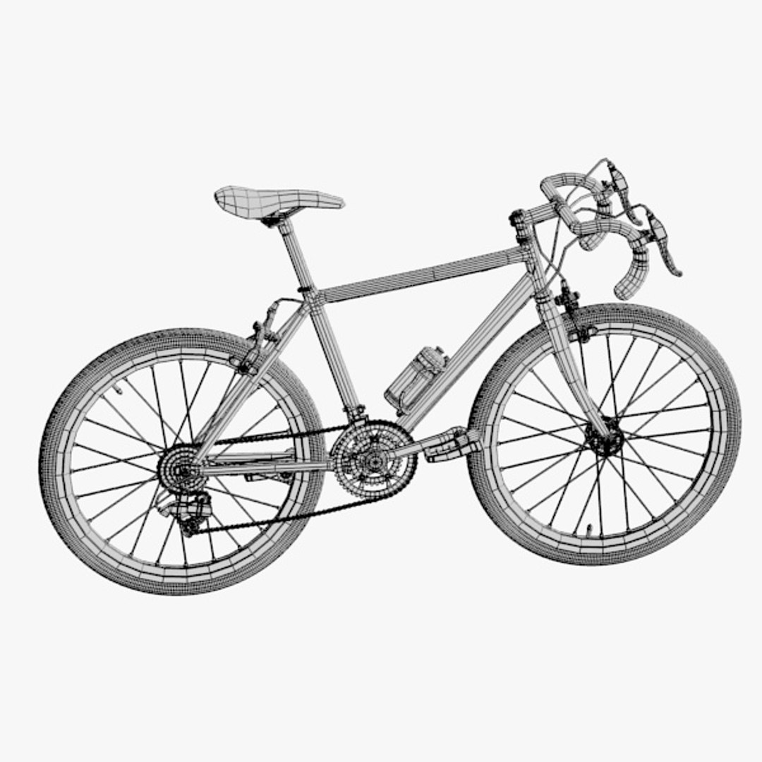 Maya Realistic Racing Bicycle