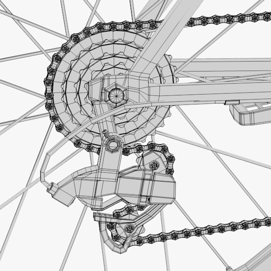 Maya Realistic Racing Bicycle