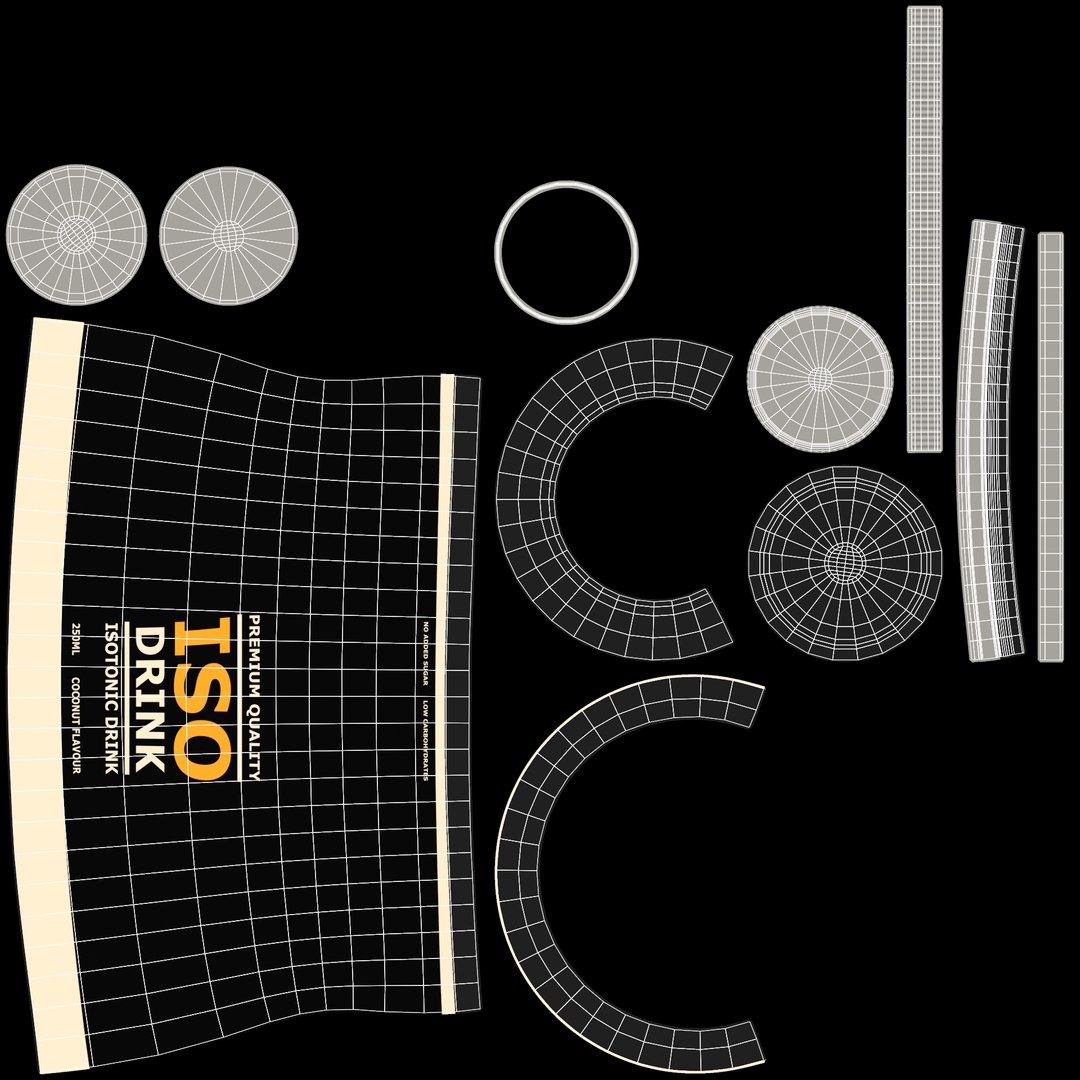 3D Isotonic Drink model - TurboSquid 2082104