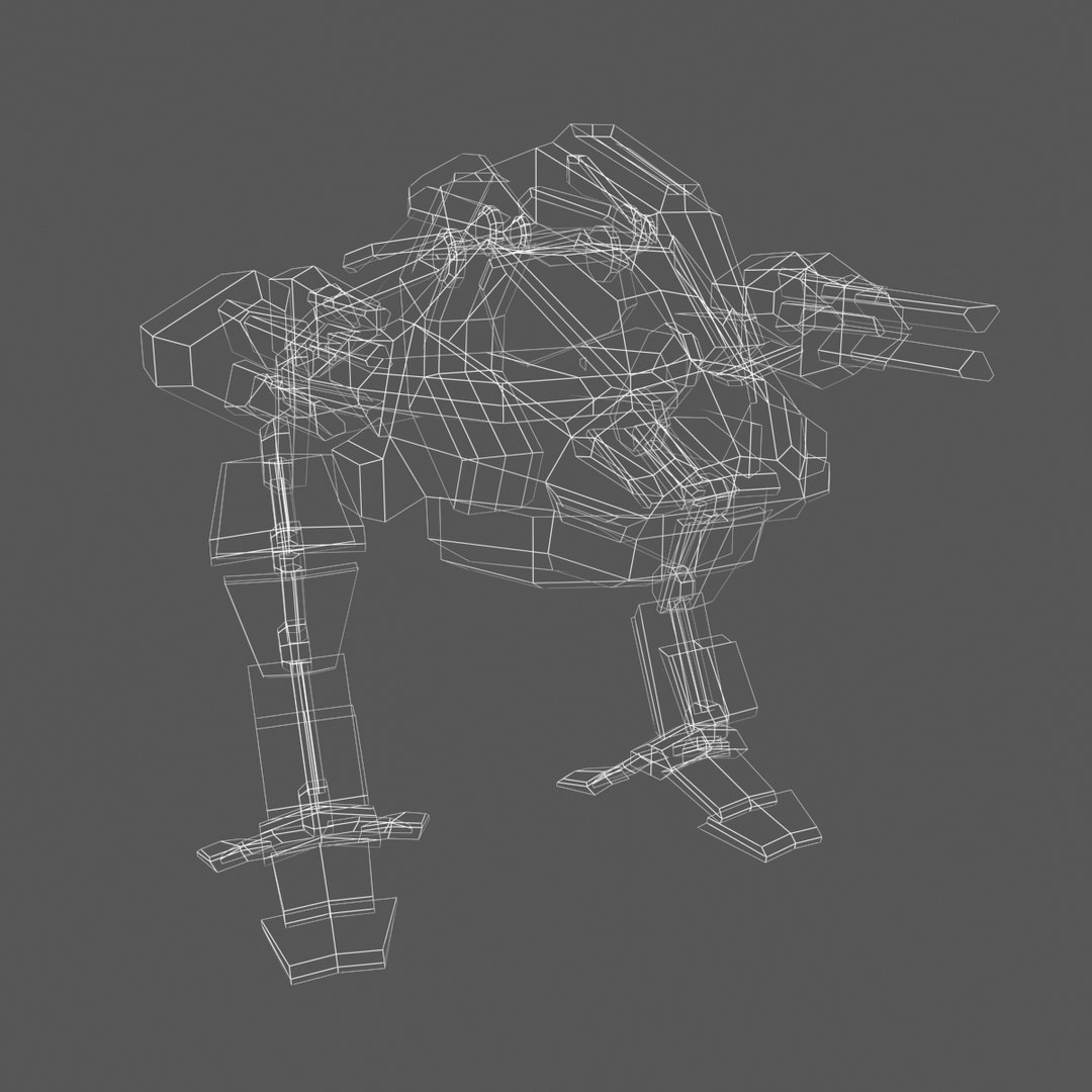 3d Model Assault Mech