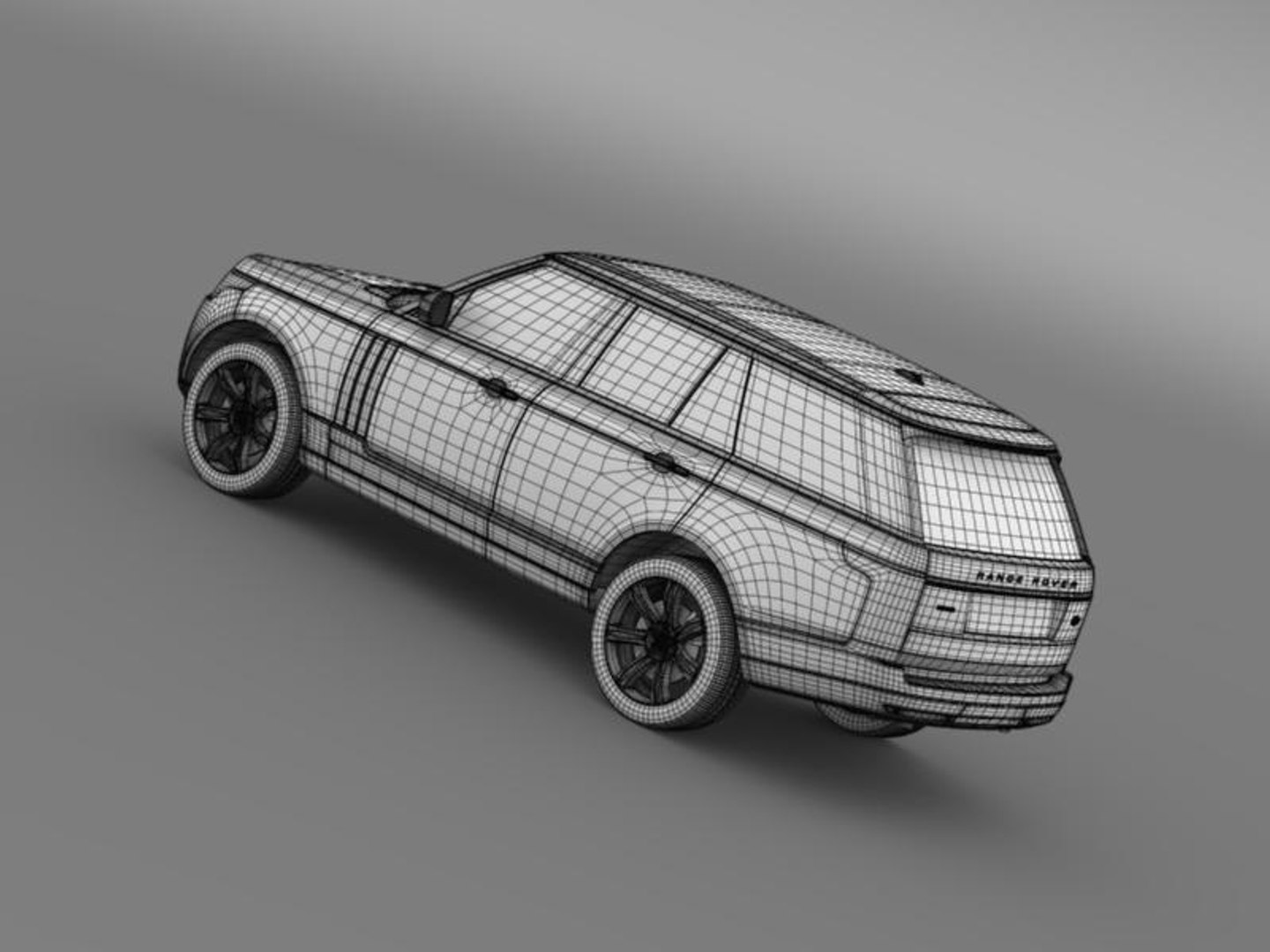 3dsmax Range Rover Autobiography Black