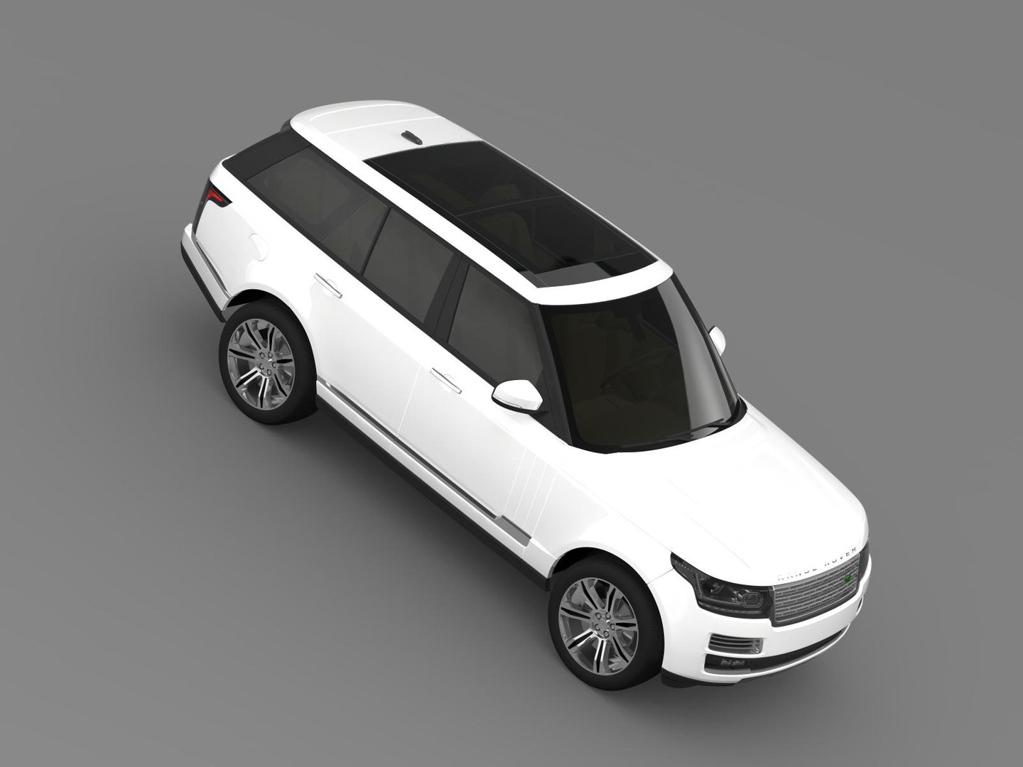 3dsmax Range Rover Autobiography Black