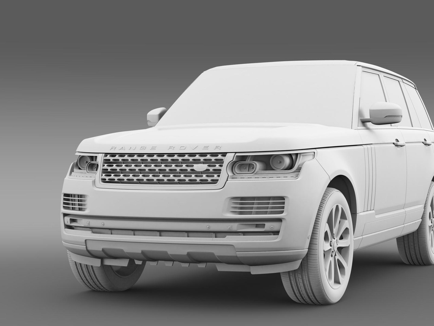 3dsmax Range Rover Autobiography Black