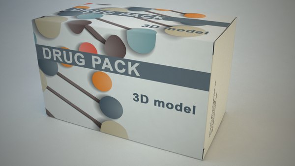 Drug pack blister 3D model - TurboSquid 1247822