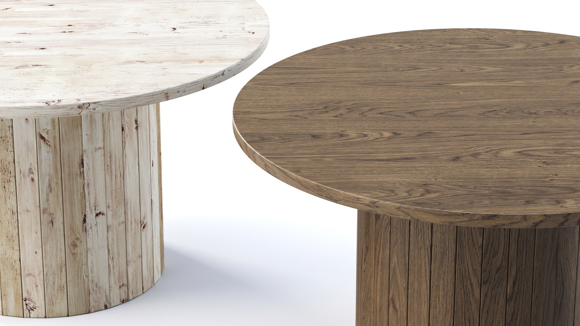Eric Wooden Round Dining Table By Bpoint Design 3D Model - TurboSquid 2021862