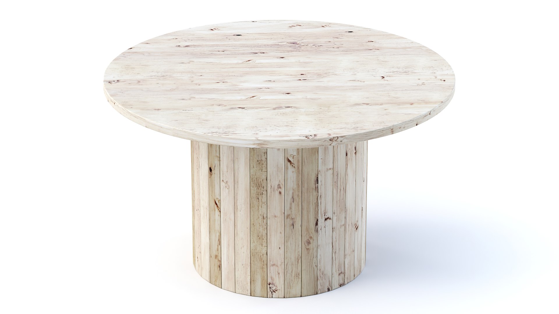 Eric Wooden Round Dining Table By Bpoint Design 3D Model - TurboSquid ...