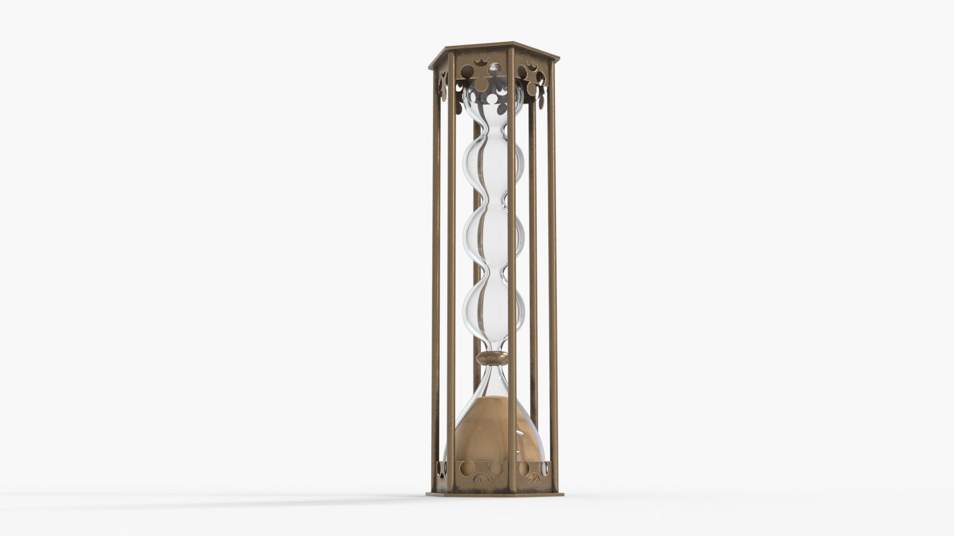 Oriental Stylized Hourglass 3D Model - TurboSquid 1838518