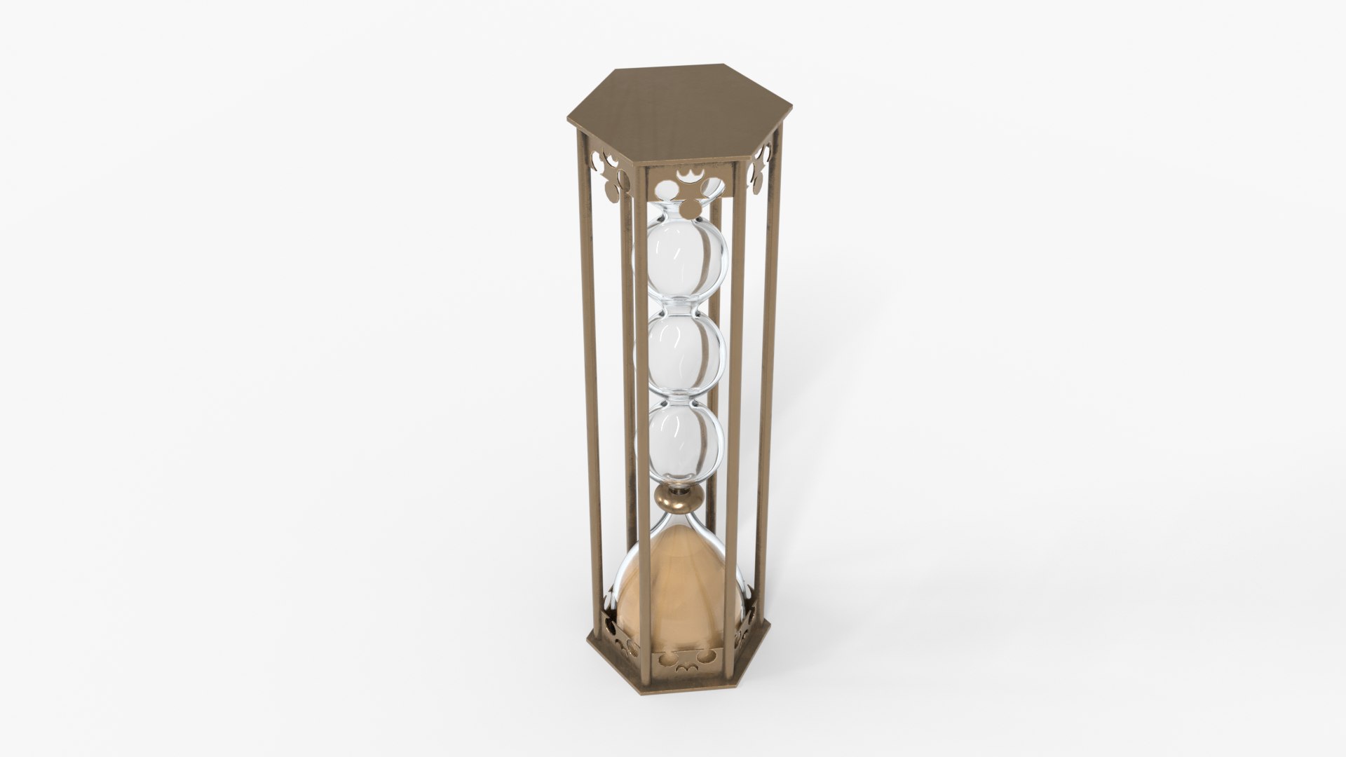 Oriental Stylized Hourglass 3D Model - TurboSquid 1838518