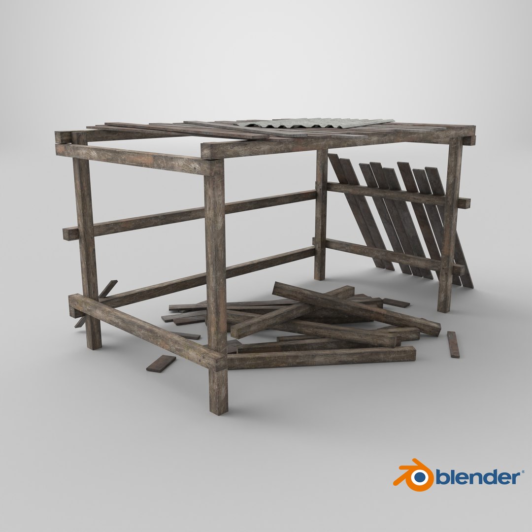 3D Wooden Shed 18 - TurboSquid 2175435