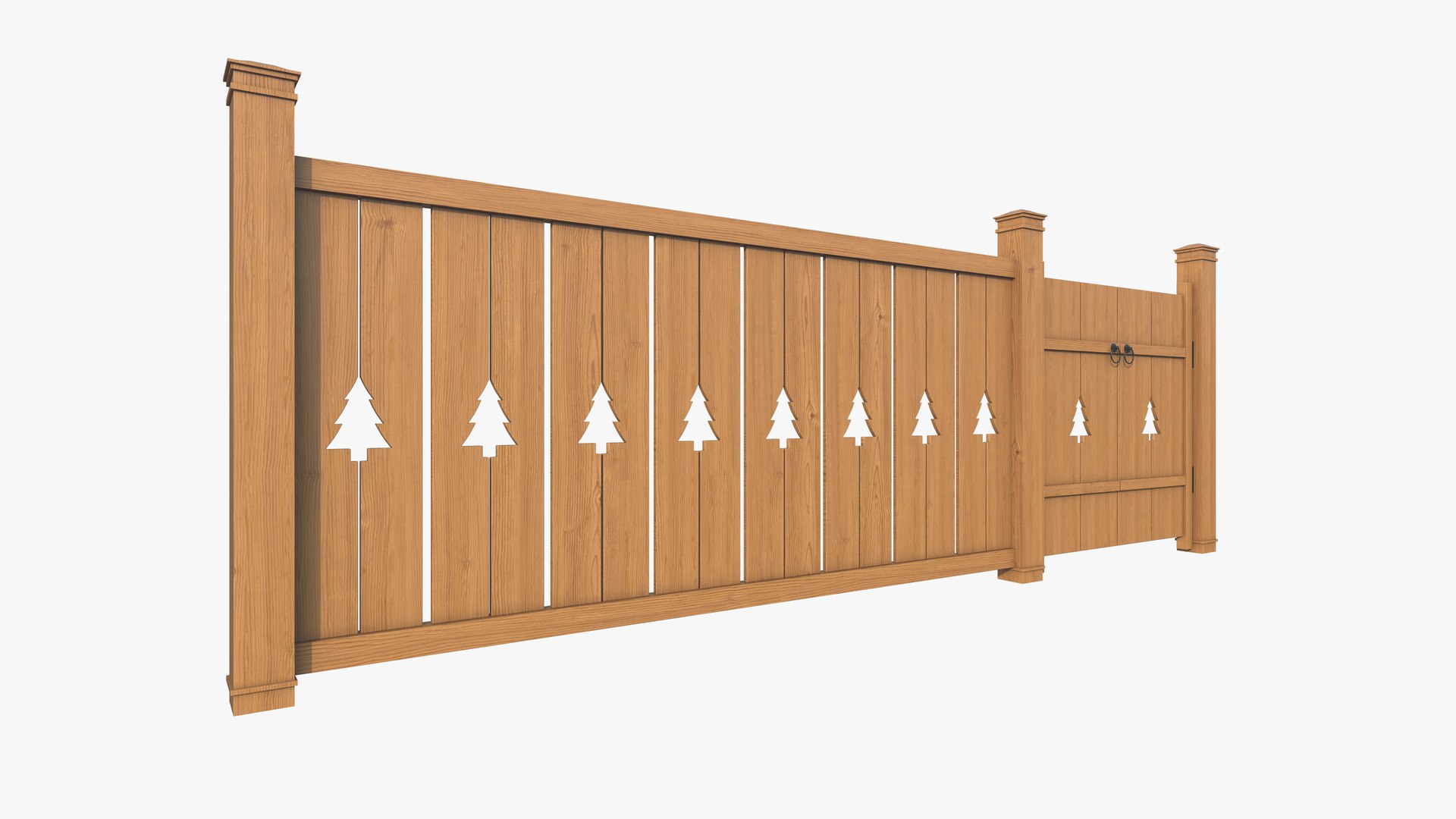 3D Model Fence 32 With PBR 4K 8K - TurboSquid 1831077