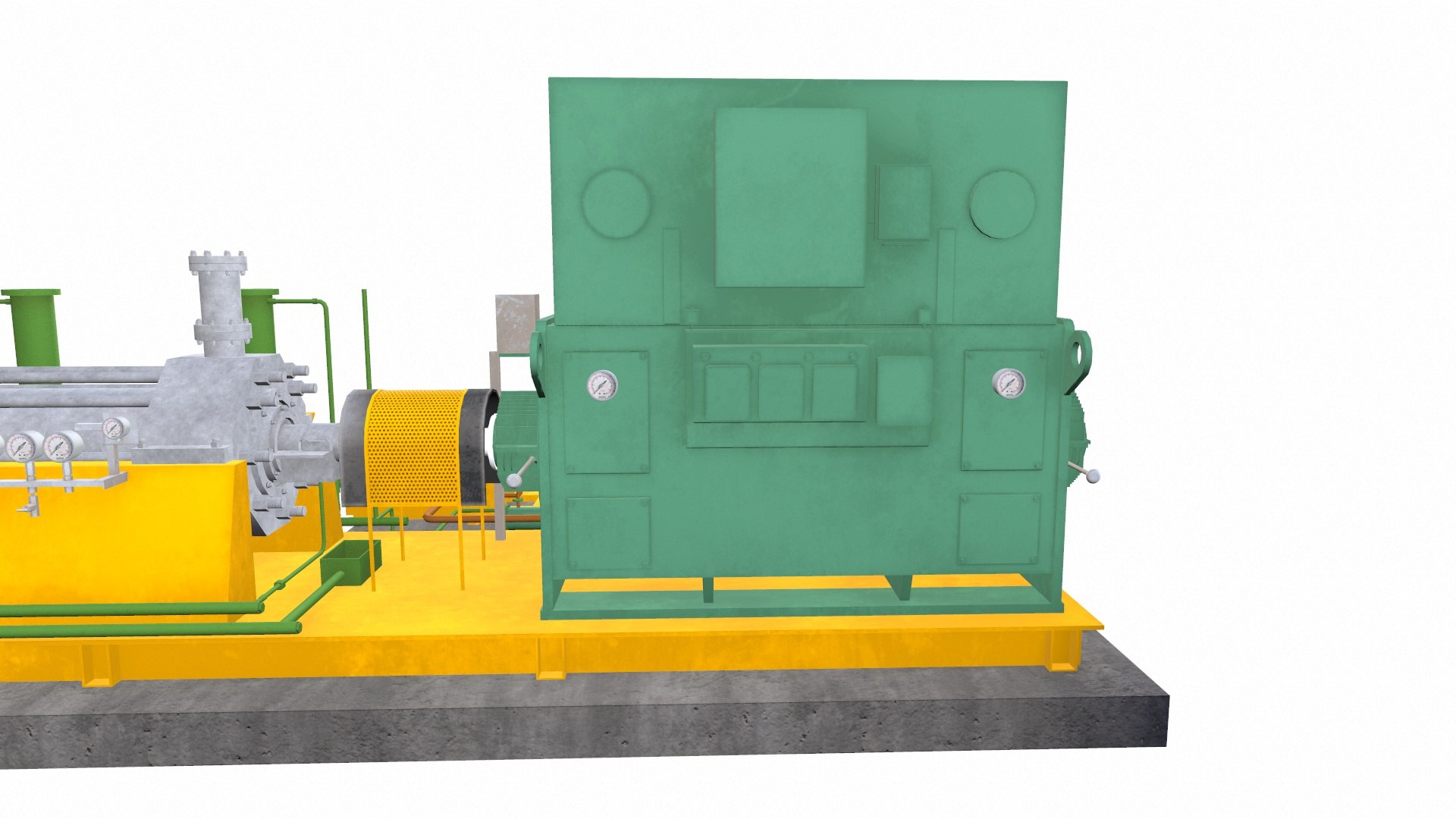 3D Model Boiler Distillation Valve Water Pump Chlorination - TurboSquid ...