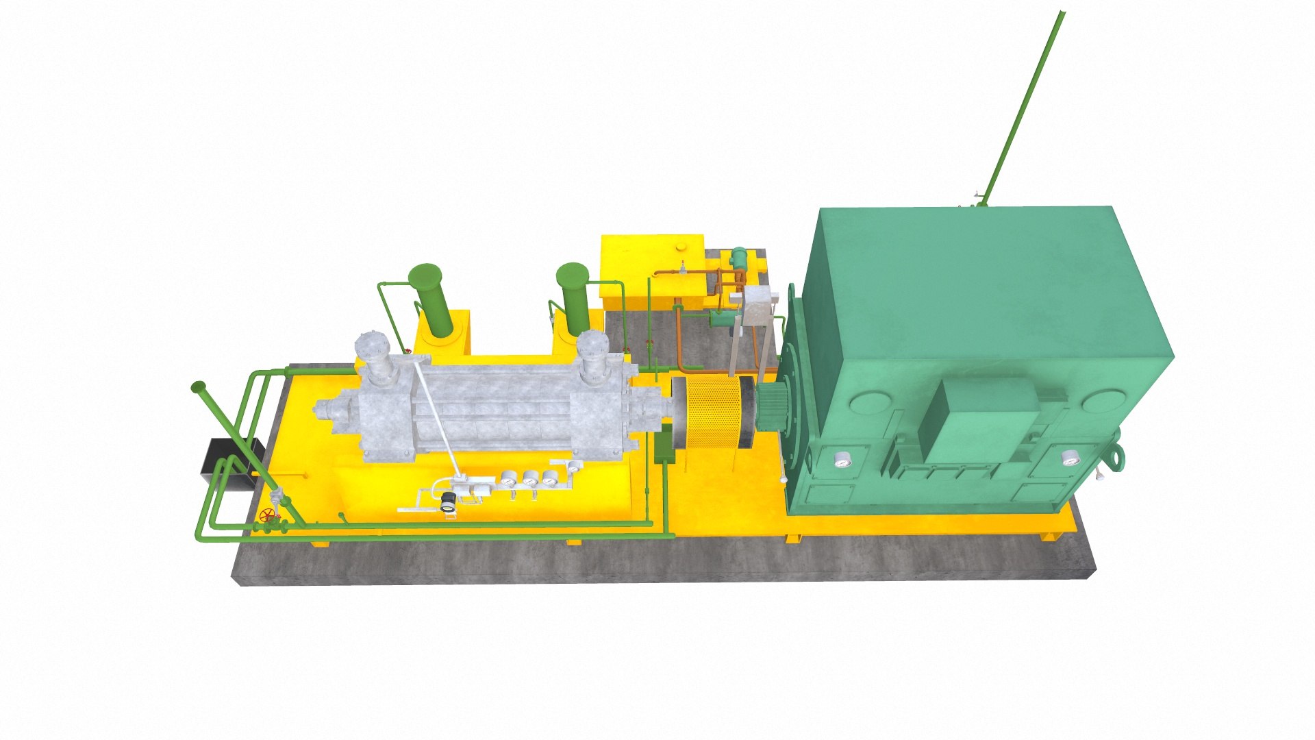 3D Model Boiler Distillation Valve Water Pump Chlorination - TurboSquid ...