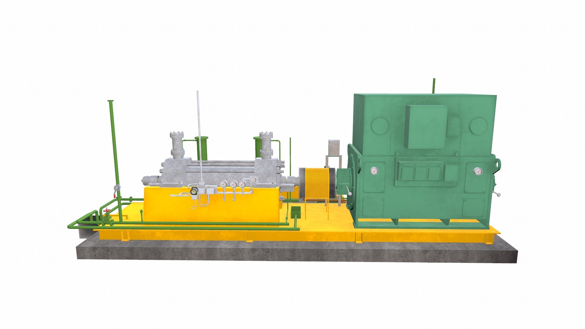 3D Model Boiler Distillation Valve Water Pump Chlorination - TurboSquid ...
