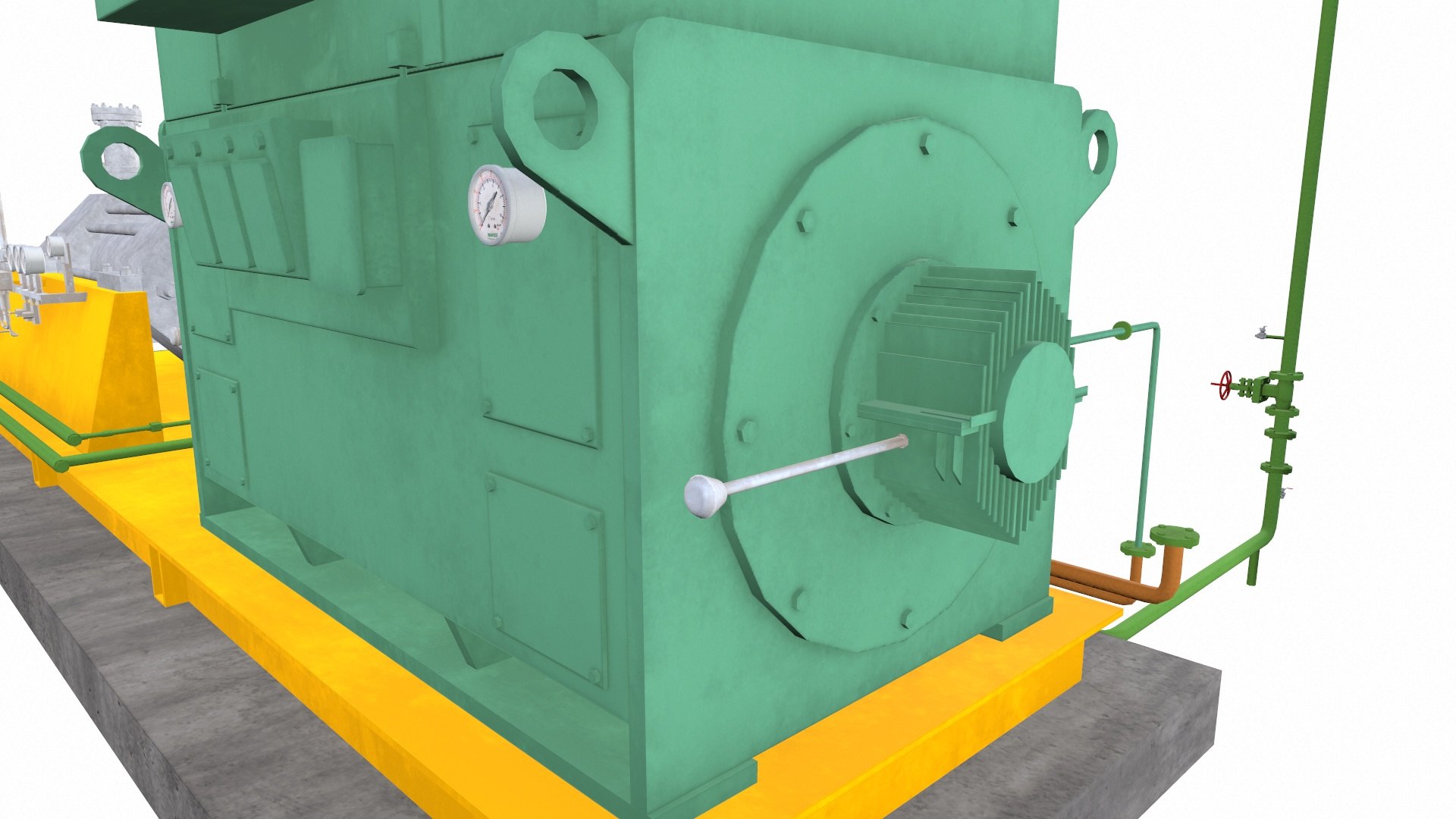 3D Model Boiler Distillation Valve Water Pump Chlorination - TurboSquid ...