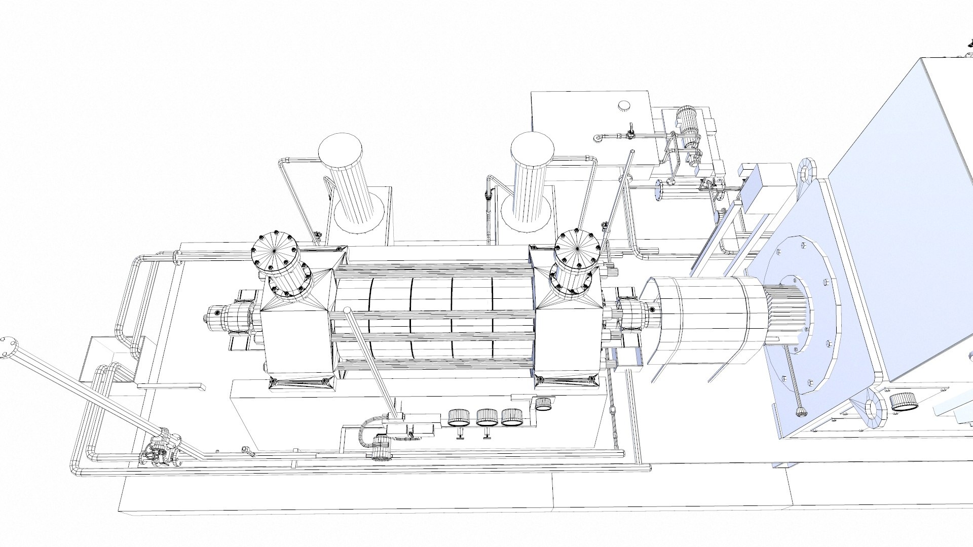 3D Model Boiler Distillation Valve Water Pump Chlorination - TurboSquid ...
